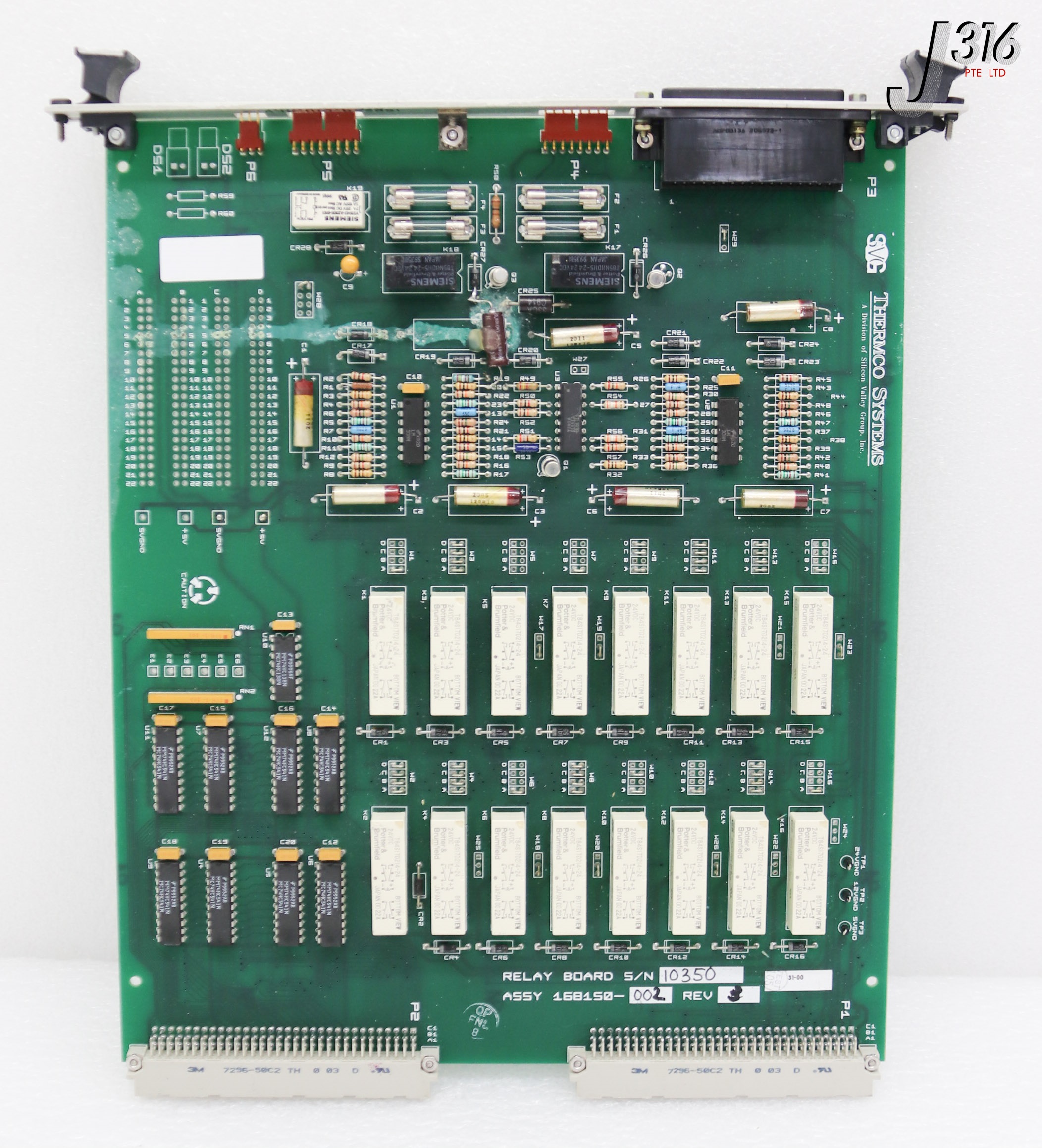 35207 SVG THERMCO SYSTEMS PCB, RELAY BOARD (PARTS) 168150-002 – J316Gallery