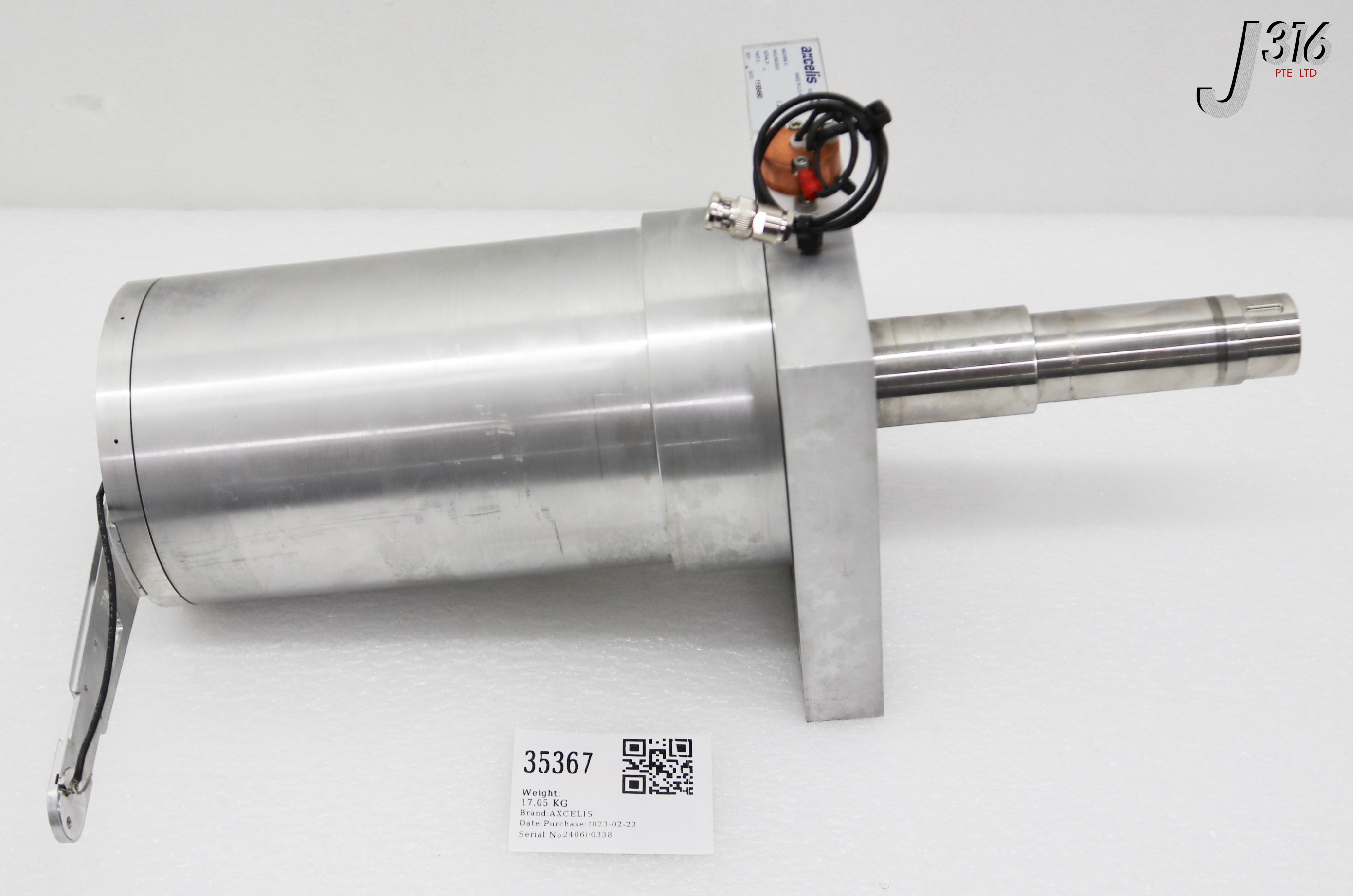 35367 AXCELIS SPINDLE DIRECT DRIVE ASSY W/ CHARGE SENS 1193490 ...