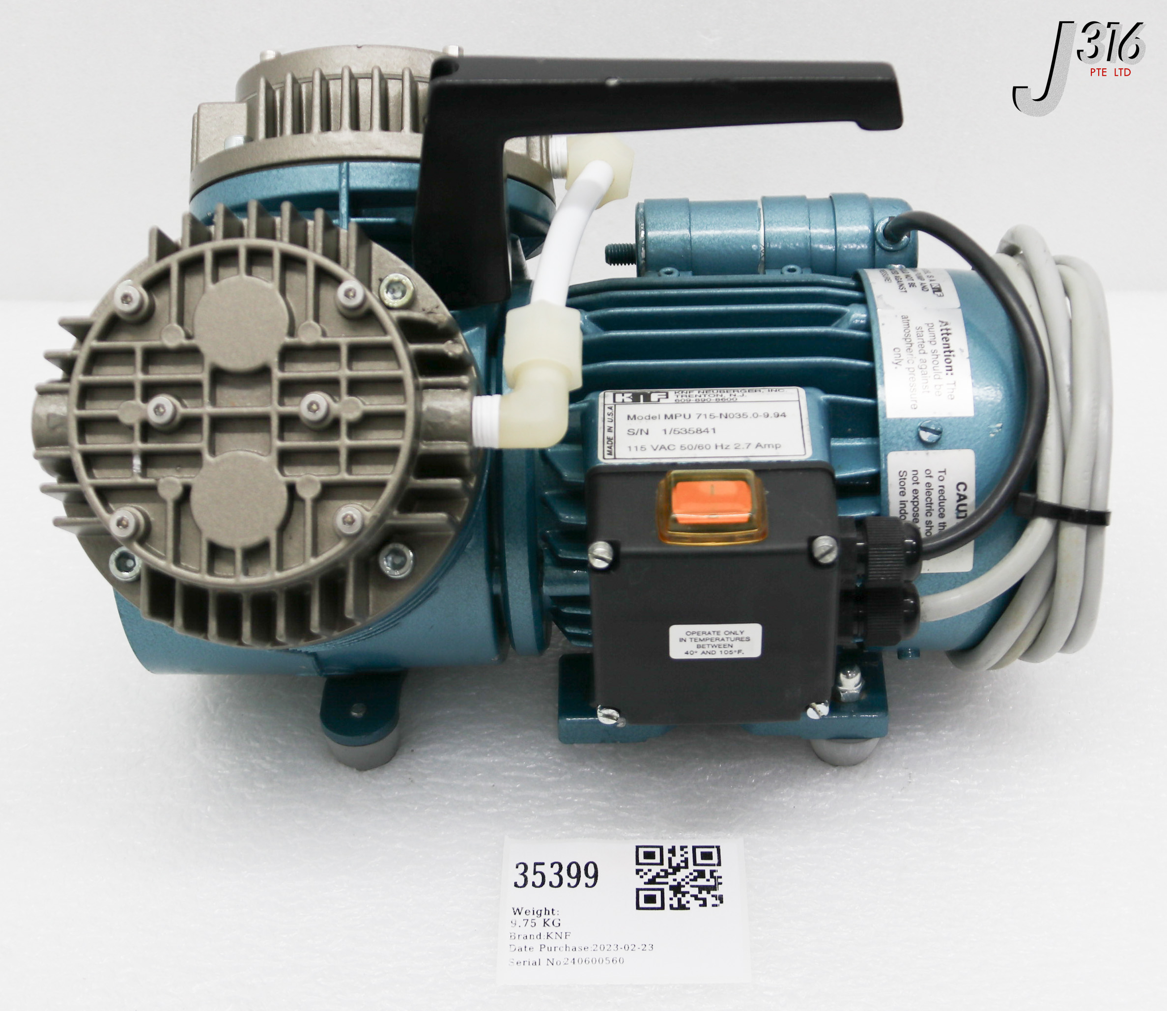 35399 KNF VACUUM PUMP MPU 715-N035.0-9.94 – J316Gallery