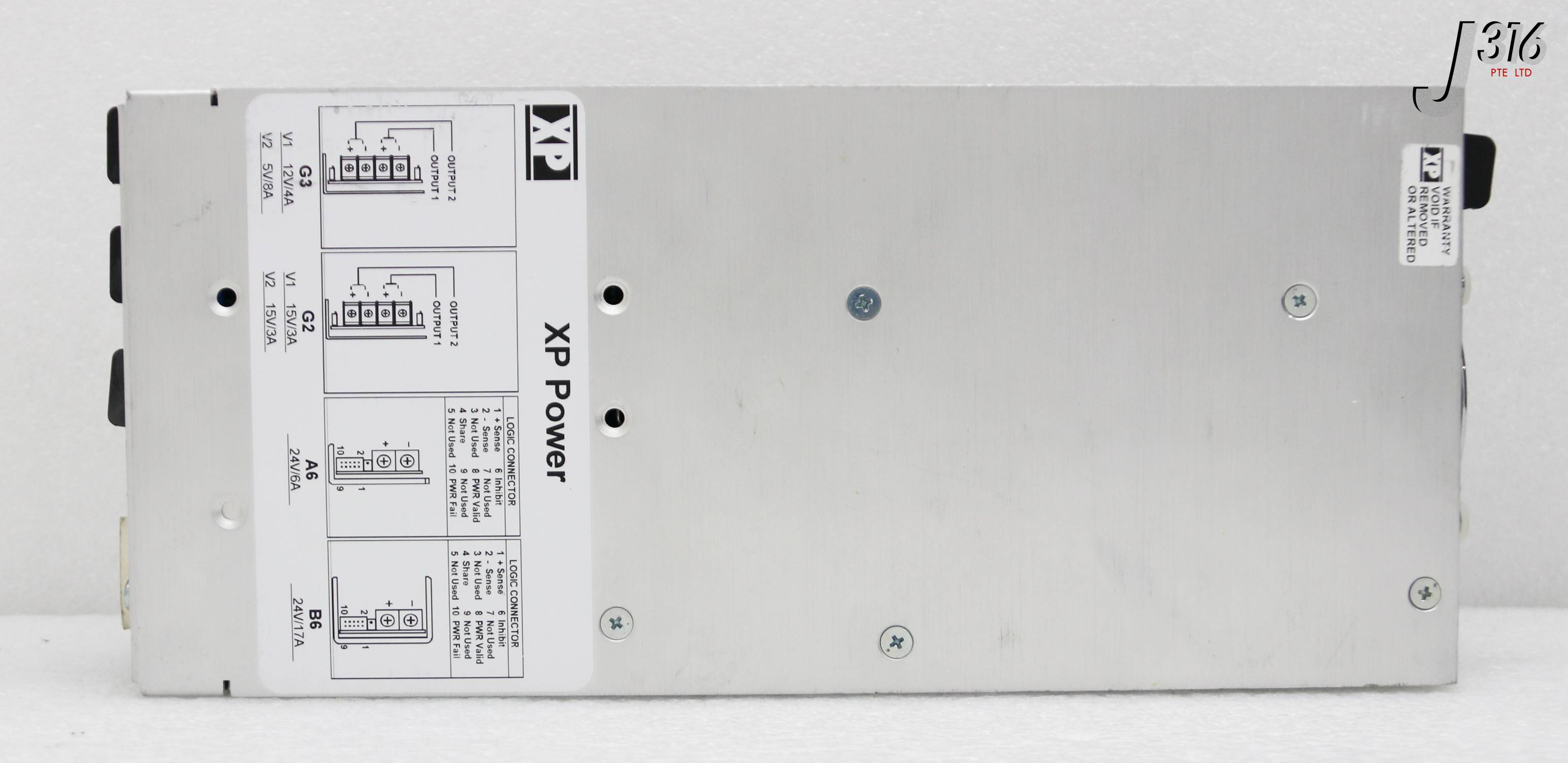 35773 XP POWER POWER SUPPLY P/N: 10004017 F6B6A6G2G3 – J316Gallery
