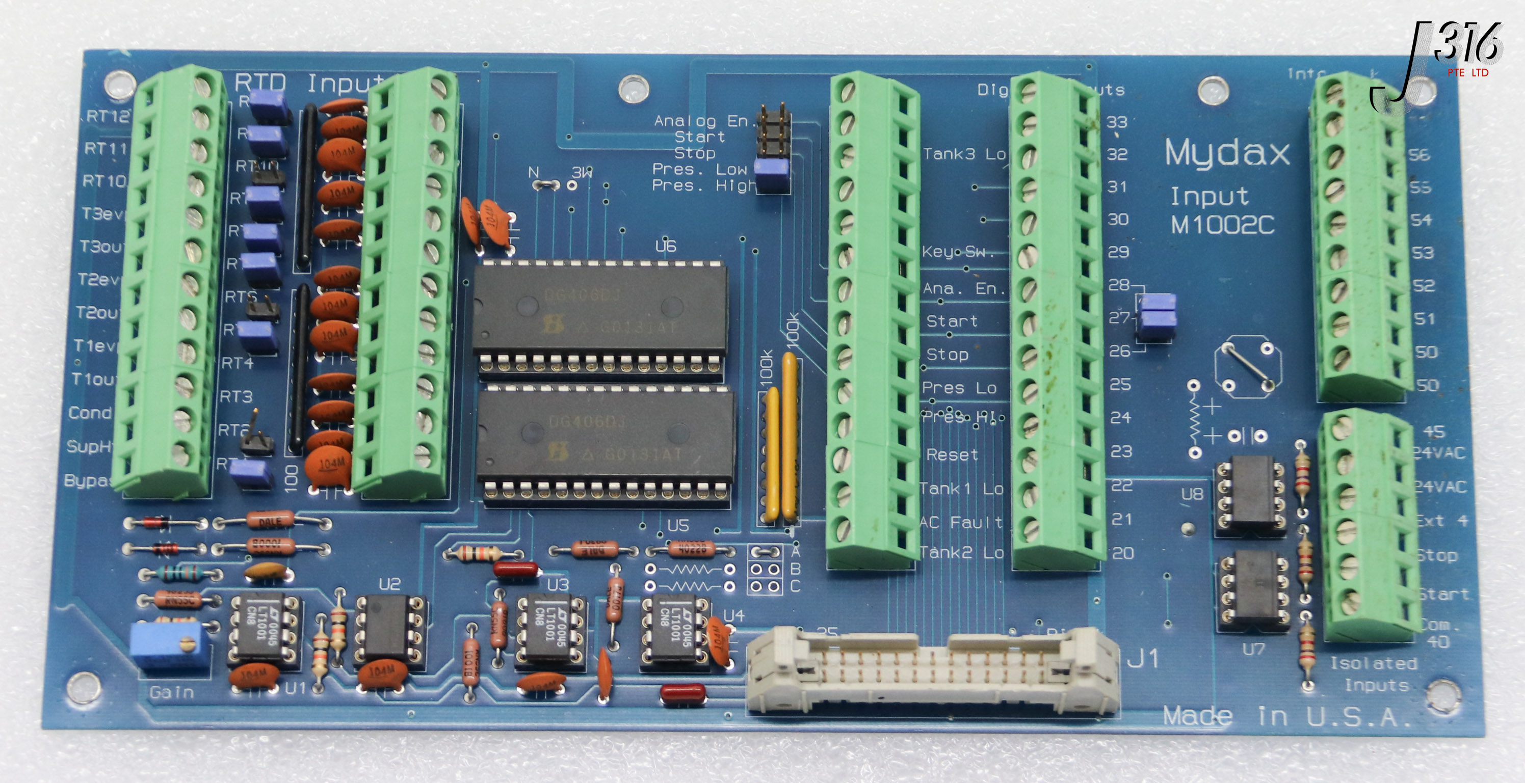 36369 MYDAX PCB, RTD INPUT BOARD M1002C – J316Gallery