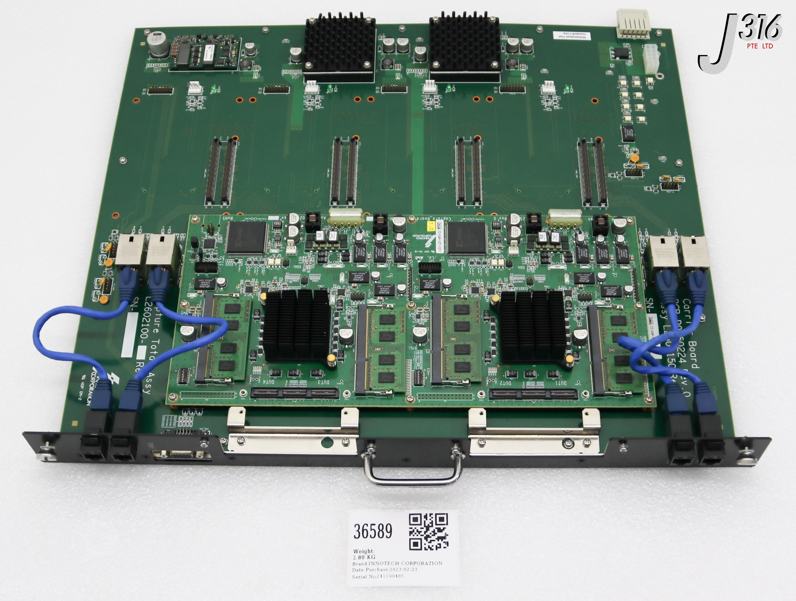 36589 INNOTECH CORPORATION PCB, CAPTURE TOTAL ASSY L2602100 – J316Gallery