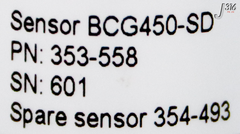 36701 INFICON GAUGE SENSOR, BCG450-SD, 354-493 353-558 – J316Gallery