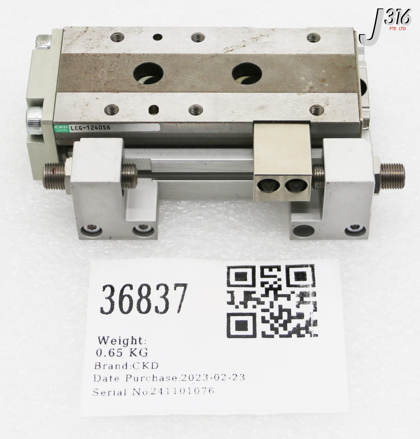 36837 CKD LINEAR SLIDE CYLINDER, DOUBLE ACTING, ø12 LCG-1240S6 ...
