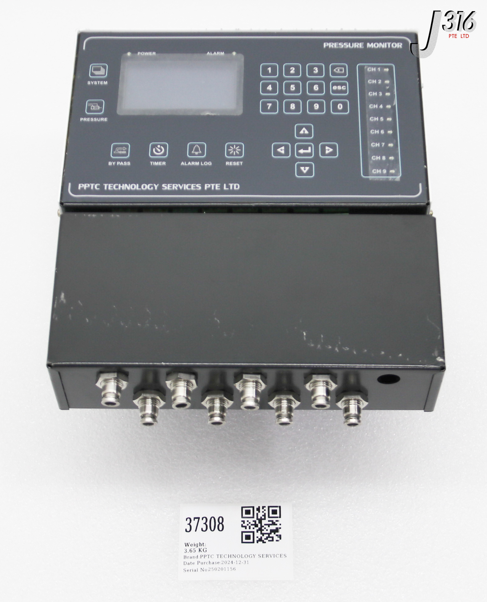 37308 PPTC TECHNOLOGY SERVICES 9-CHANNEL PRESSURE MONITOR – – J316Gallery