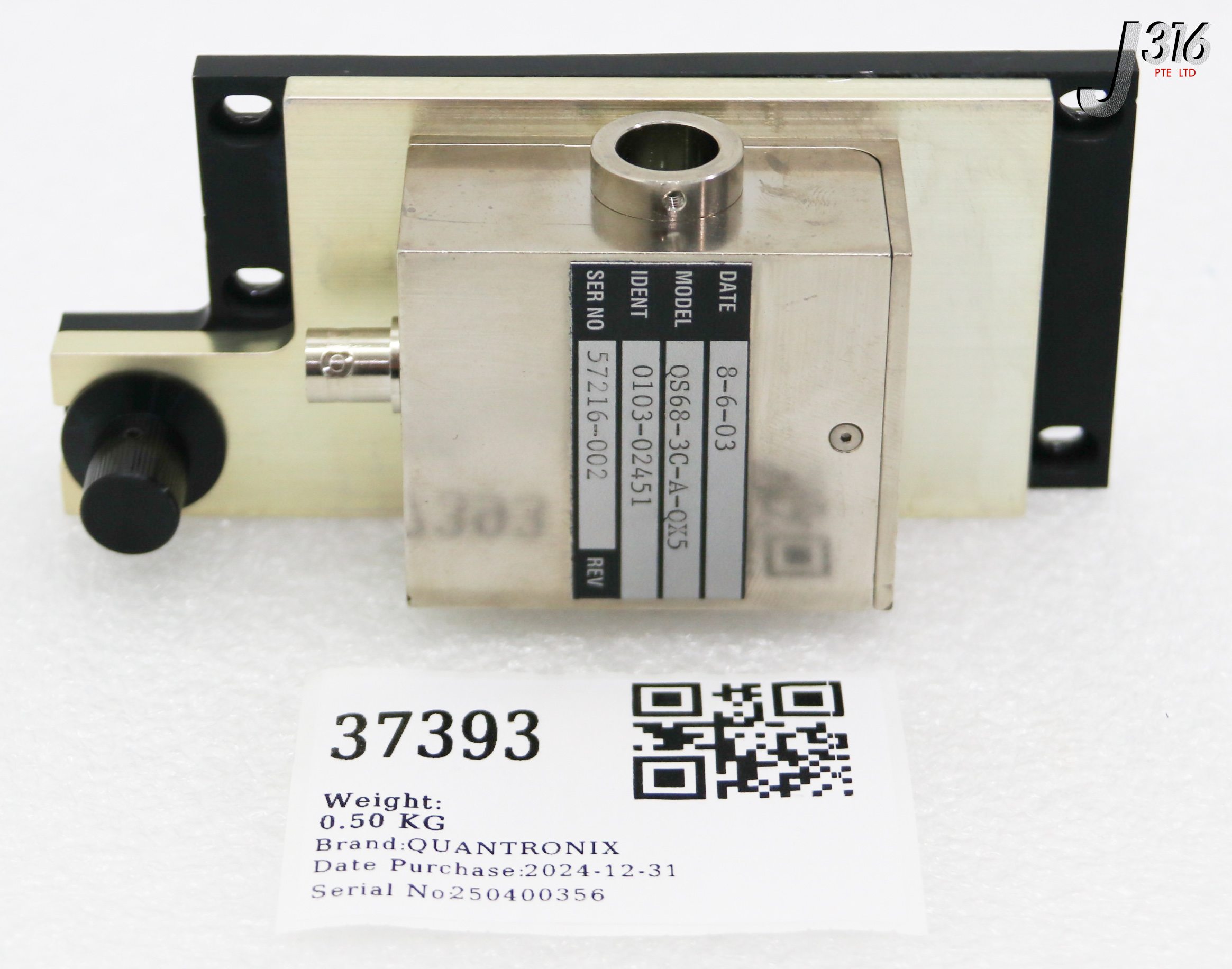 37393 QUANTRONIX LASER CONTROL ASSY, MODEL: QS68-3C-A-QX5 0103-02451 ...