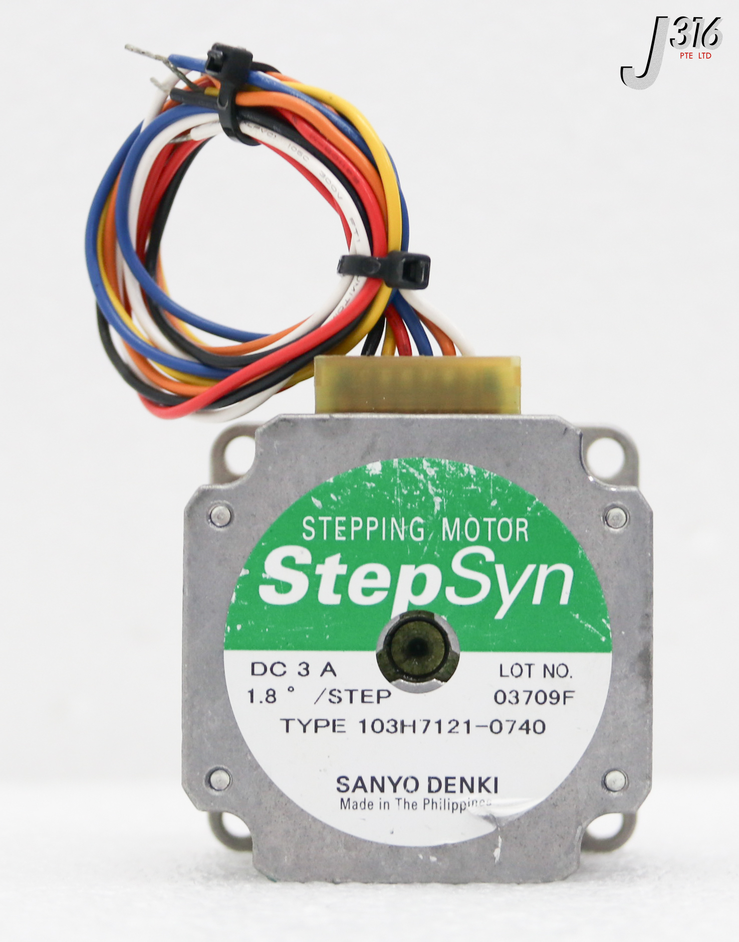 37395 SANYO DENKI STEPPING MOTOR, STEPSYN, 1.8 /STEP 103H7121-0740 ...
