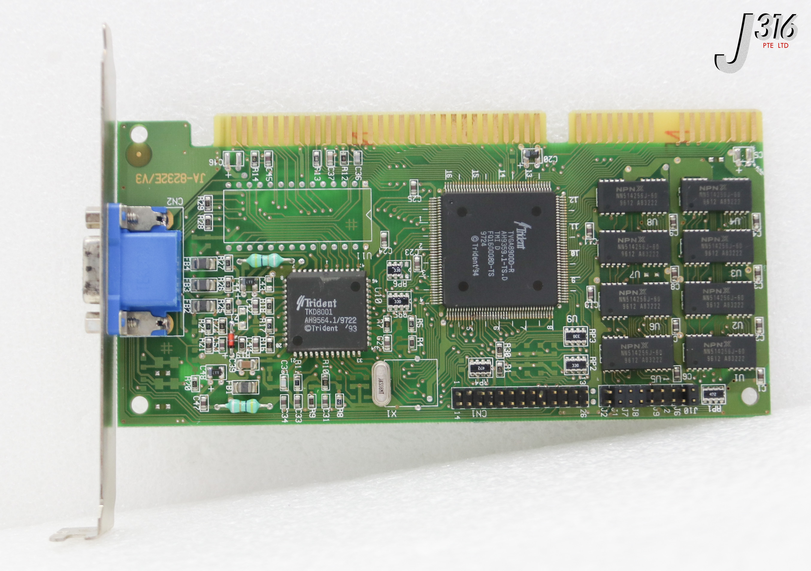 37478 TRIDENT PCB, VGA VIDEO CARD JA-8232E/V3 – J316Gallery