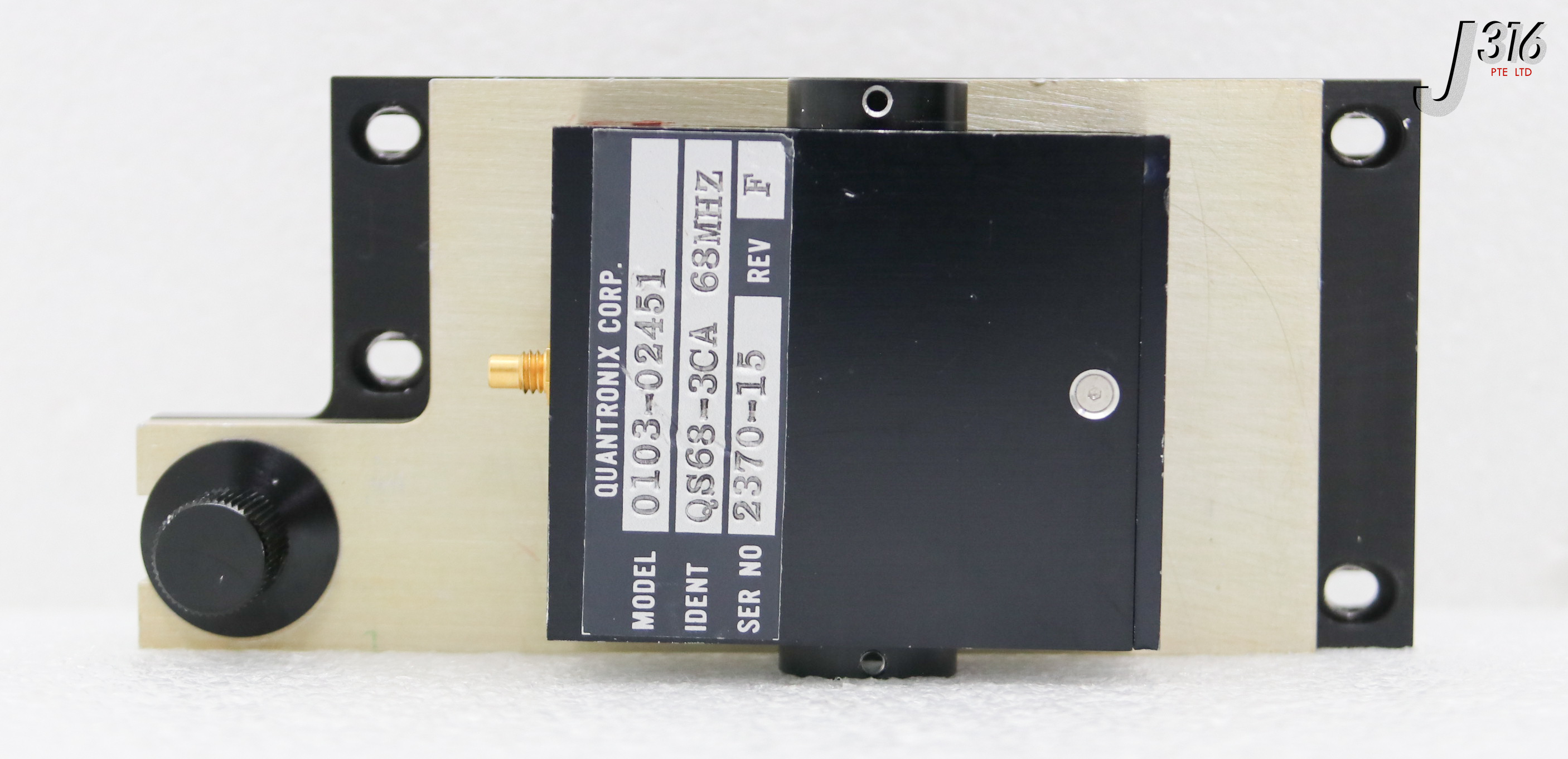 37650 QUANTRONIX LASER CONTROL ASSY, QS68-3CA 0103-02451 – J316Gallery
