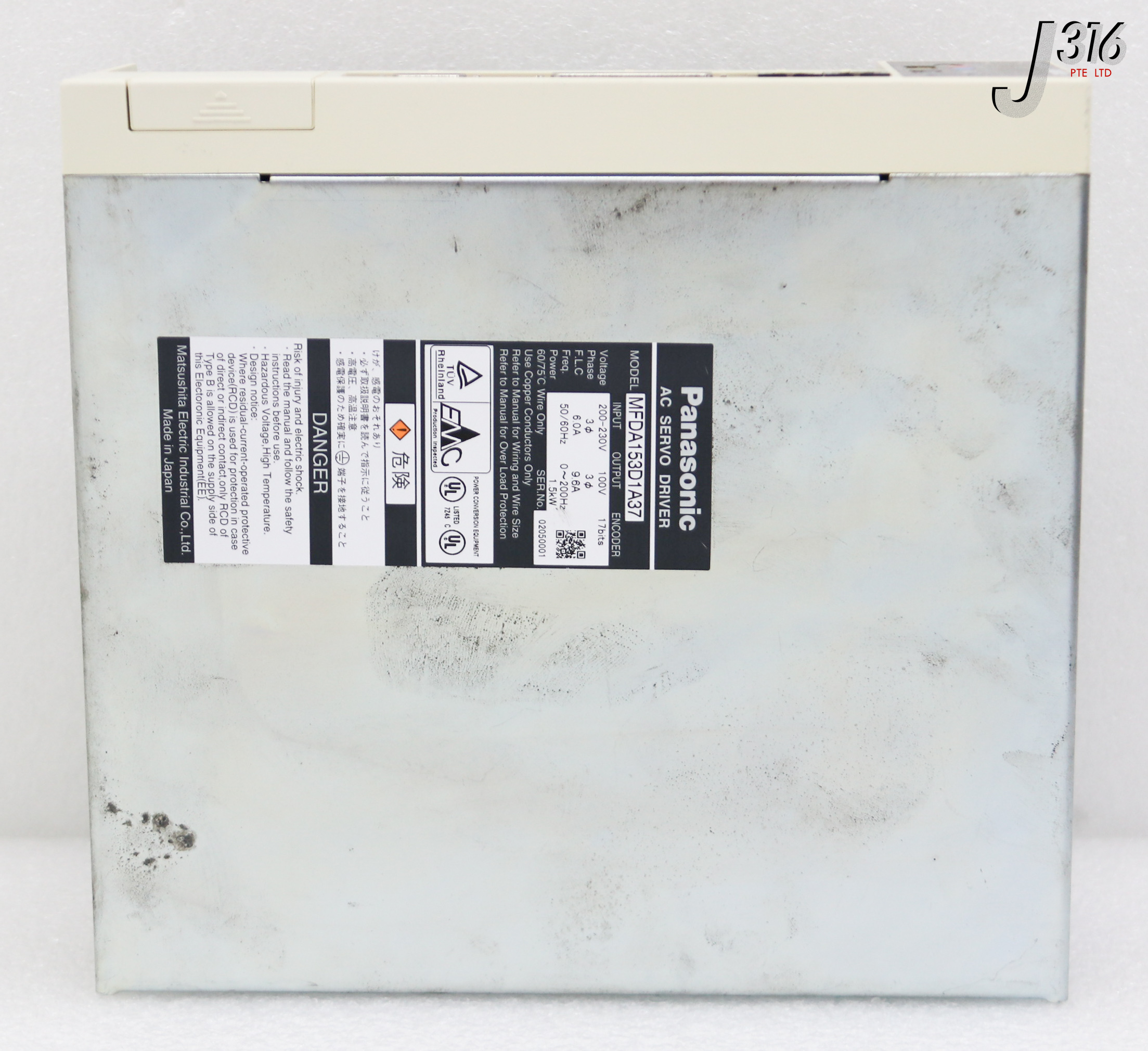37783 PANASONIC AC SERVO DRIVER MFDA153D1A37 – J316Gallery