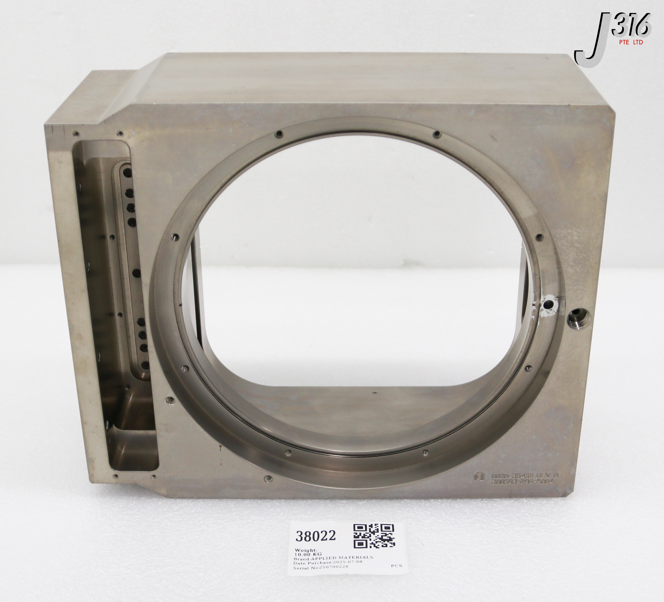 38022 APPLIED MATERIALS COOLDOWN/CENTERFINDER CHAMBER 0020-35452 ...