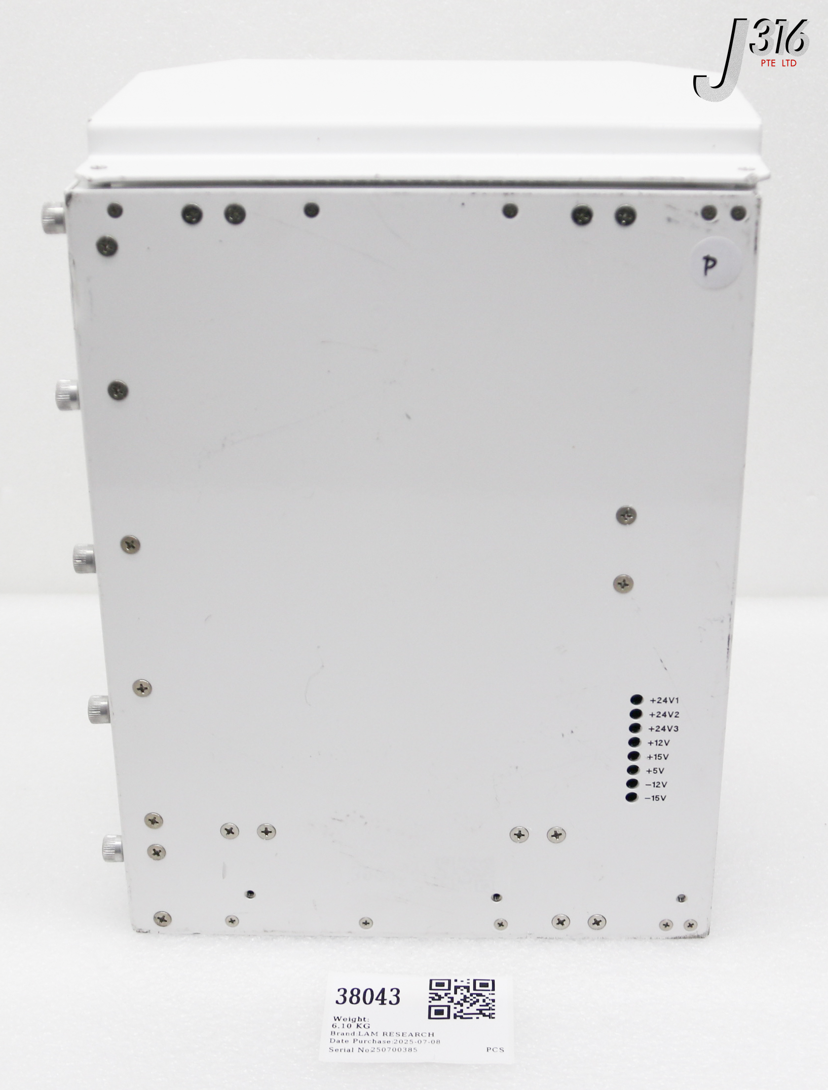 38043 LAM RESEARCH VME BOX, 2300 KIYO PROCESS MODULE 853-044013-705 ...