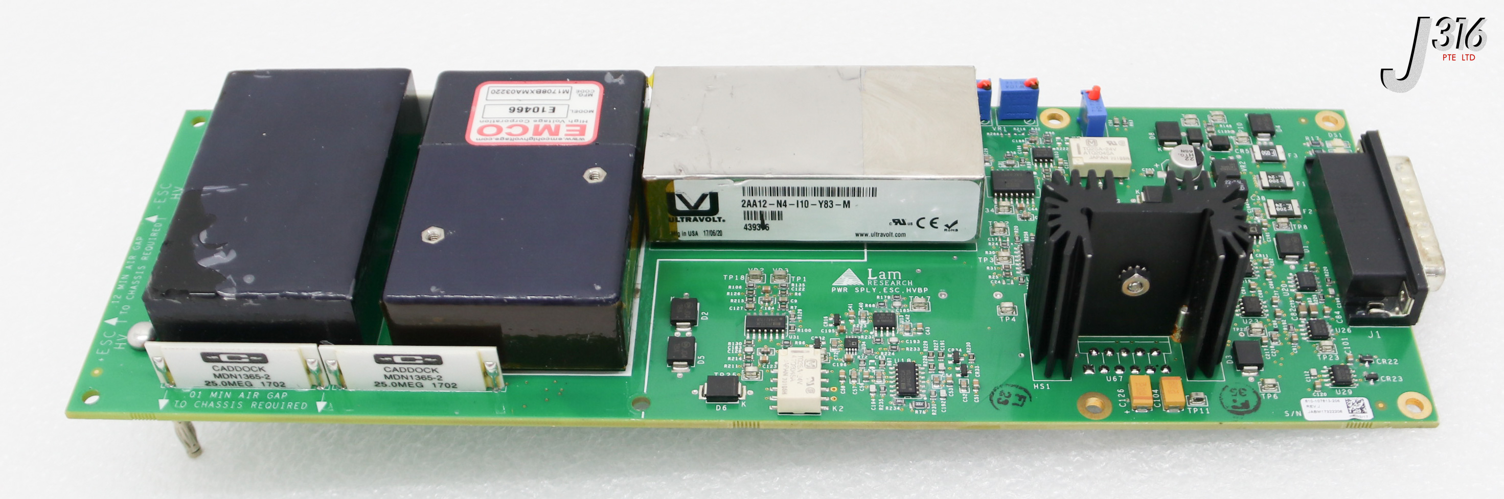 38089 LAM RESEARCH PCB POWER SUPPLY, ESC, HVBP BOARD 810-107813-206 ...
