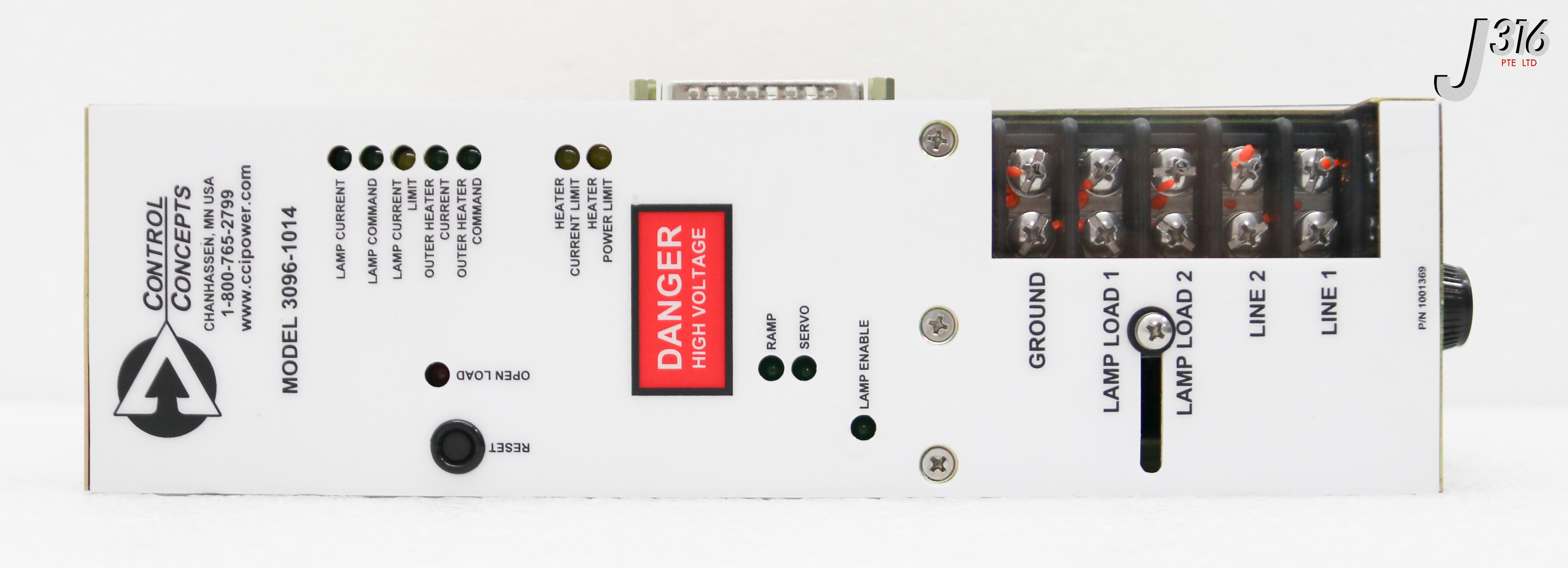 38109 CONTROL CONCEPTS SCR POWER CONTROLLER, 1PHASE, 50/60HZ, AMAT PN ...