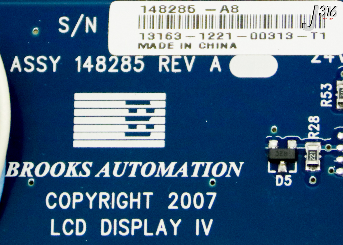 38111 BROOKS AUTOMATION PCB LCD DISPLAY IV 148285-A8 – J316Gallery