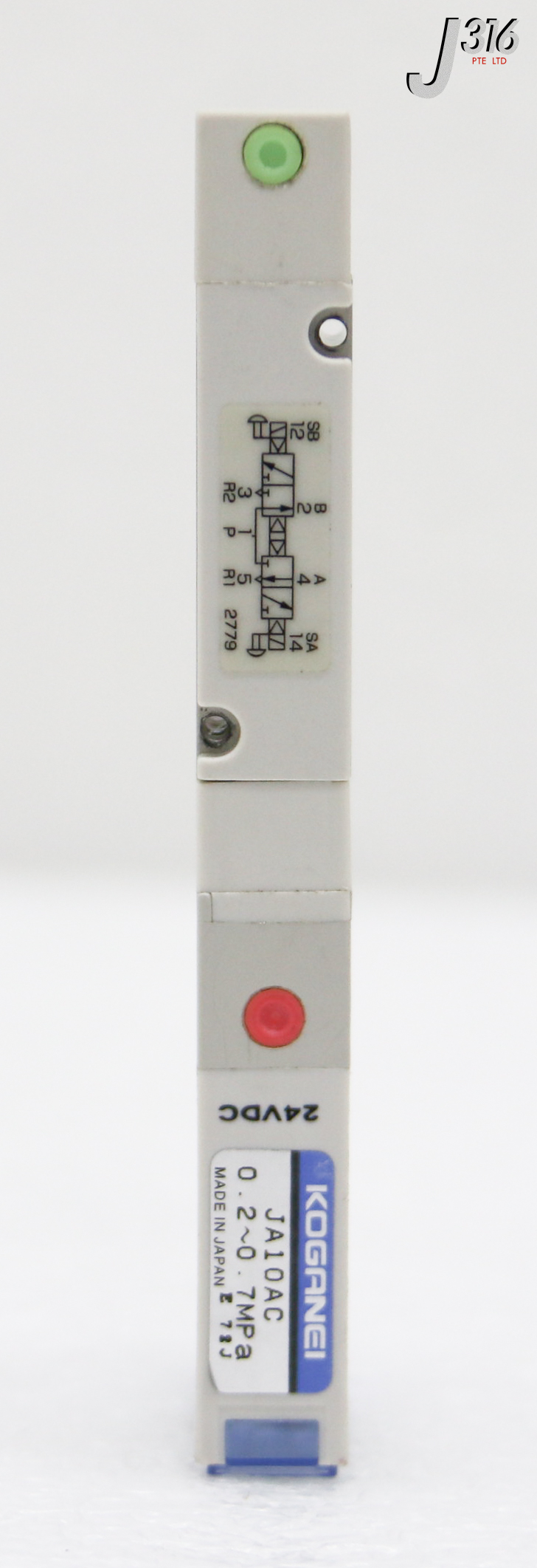 38201 KOGANEI SOLENOID VALVE 0.2~0.7MPA JA10AC – J316Gallery