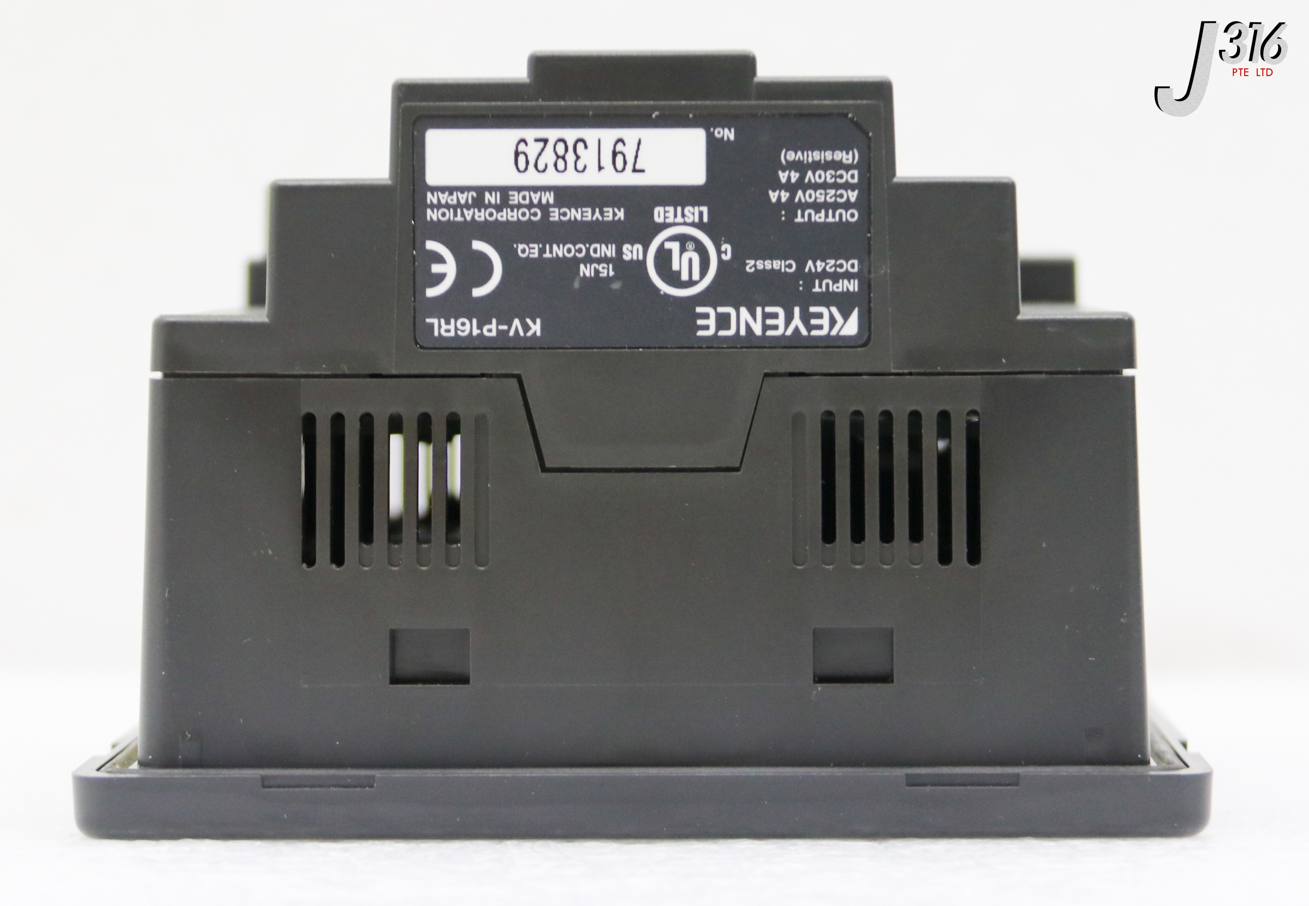 38247 KEYENCE BASE UNIT, DC TYPE, 10 INPUT & 6 RELAY OUTPUT KV-P16RL ...