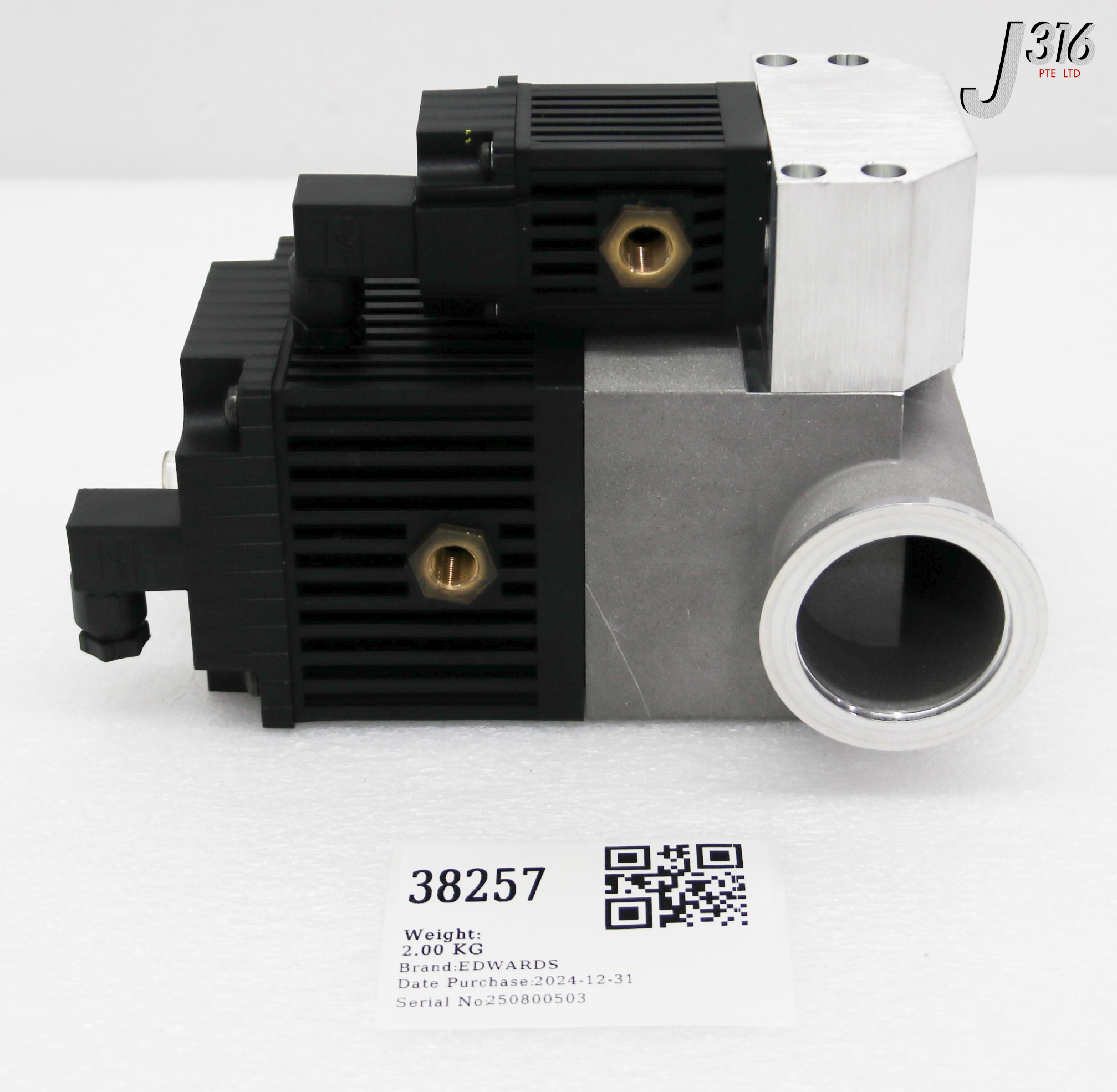 38257 EDWARDS PNEUMATIC SEALED BELLOWS VACUUM VALVE, SIPV40PKA ...
