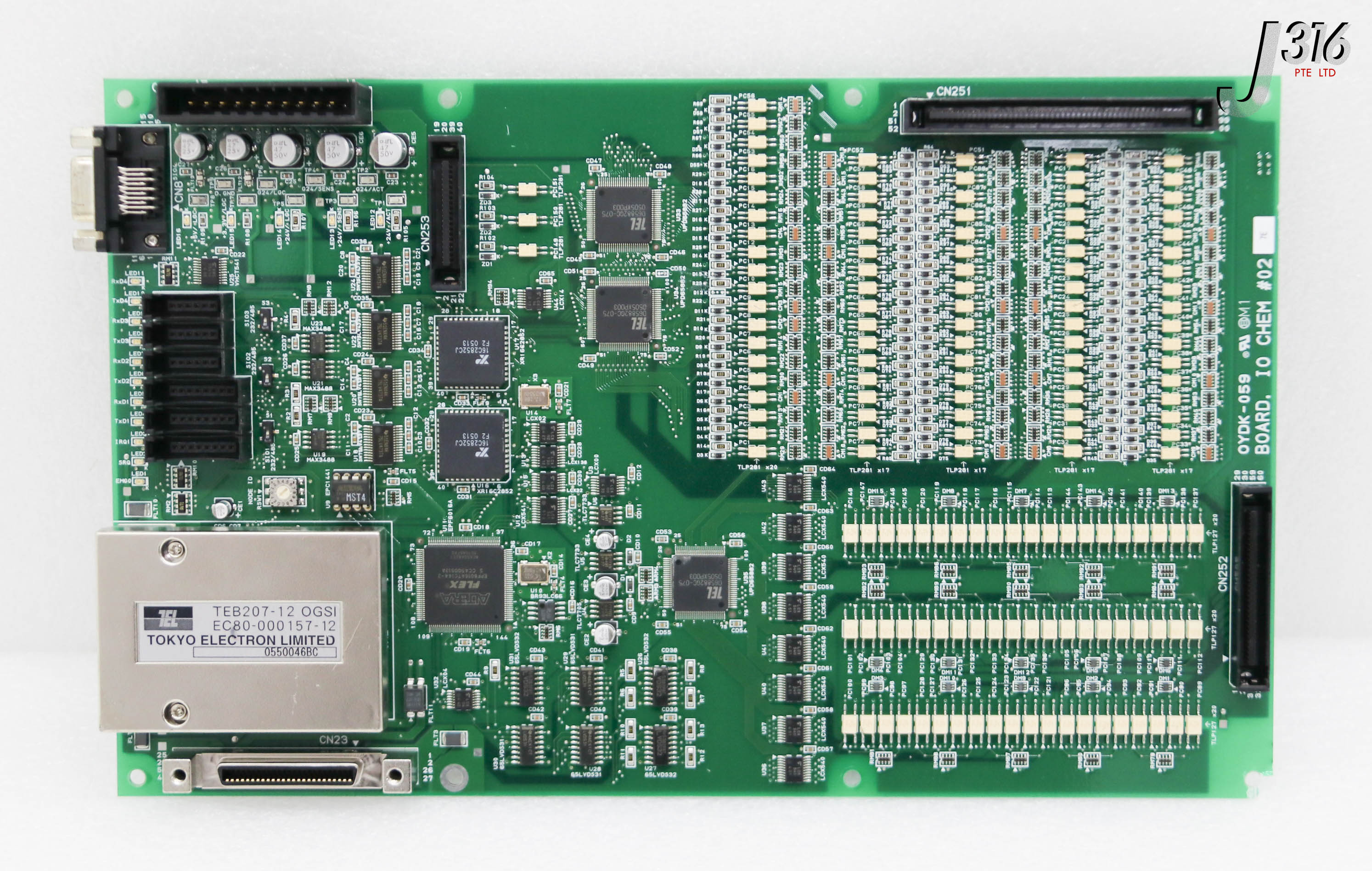 38288 TEL PCB BOARD IO CHEM #02 W/ TEB207-12 OGSI OYDK-059 – J316Gallery