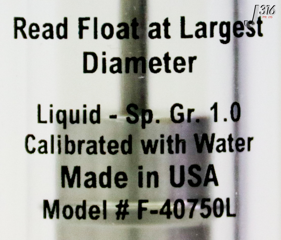 38470 BLUE WHITE GPM ACRYLIC WATER FLOW METER (NEW) F-410 – J316Gallery
