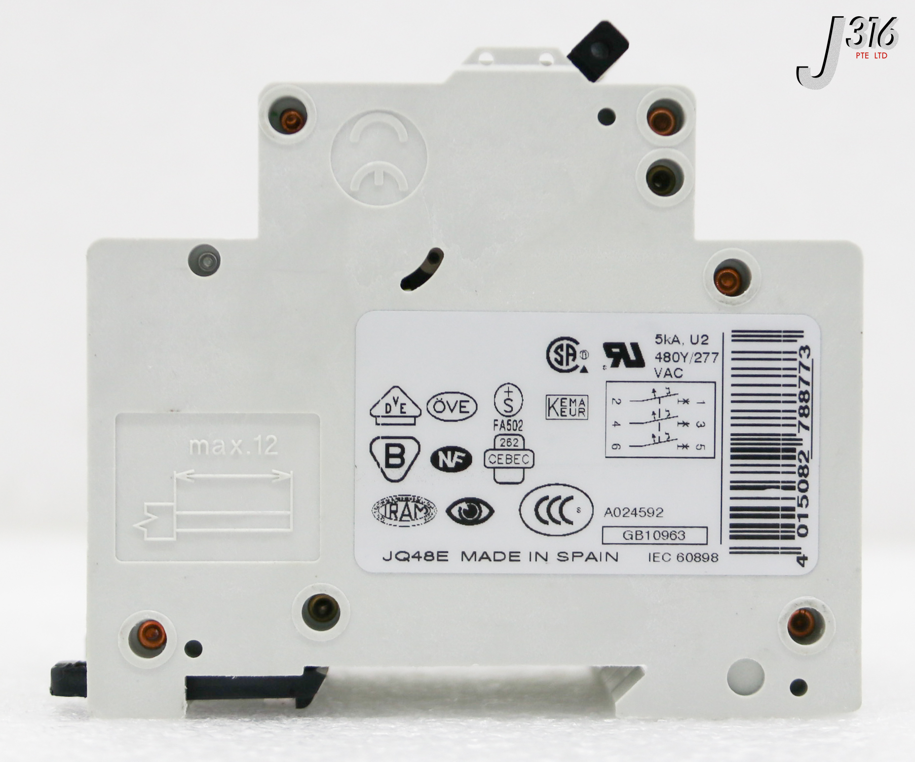 38621 MOELLER MCB 400V 415V (NEW) FAZ-C40/3 – J316Gallery
