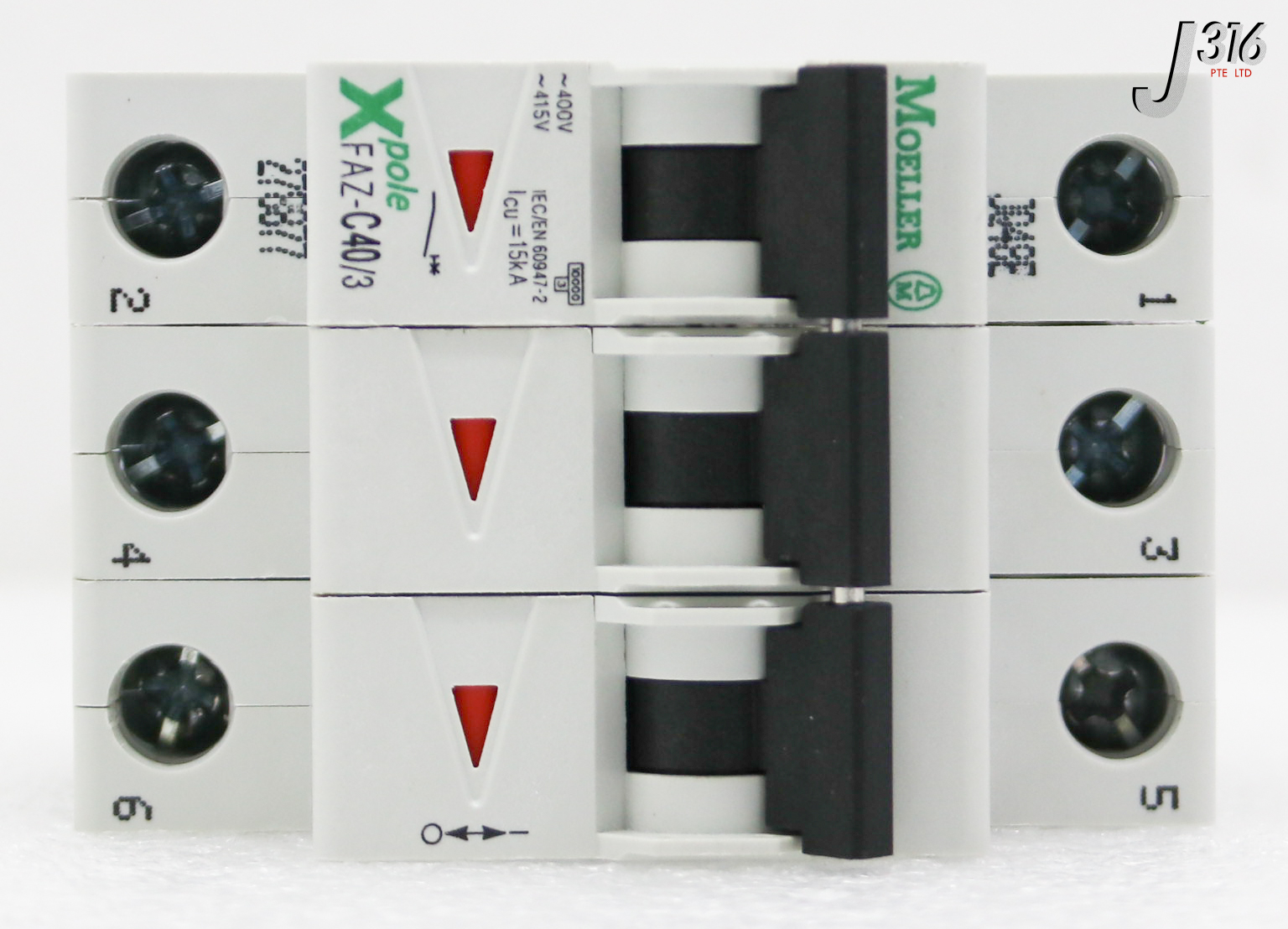 38621 MOELLER MCB 400V 415V (NEW) FAZ-C40/3 – J316Gallery