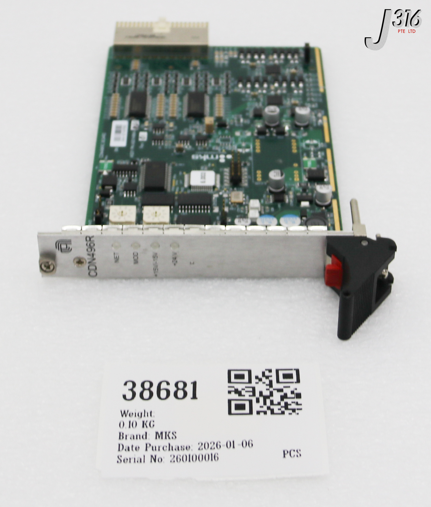 38681 APPLIED MATERIALS MKS CDN496RC BOARD, AS01496A-AB-2-1 0190-30079 ...