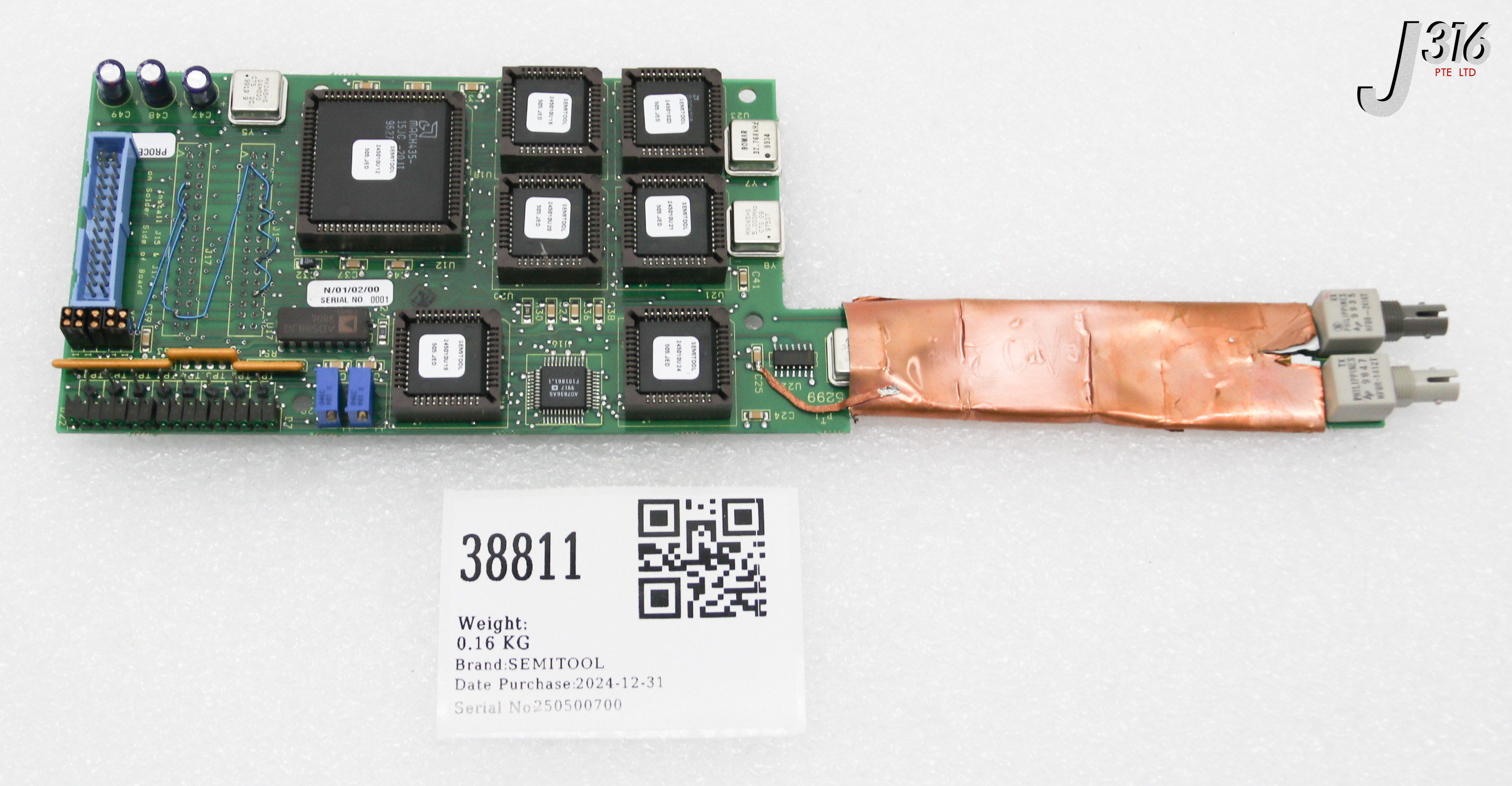 38811 SEMITOOL PCB ASSY, ROBOT DAC RECEIVER 245010-505 – J316Gallery