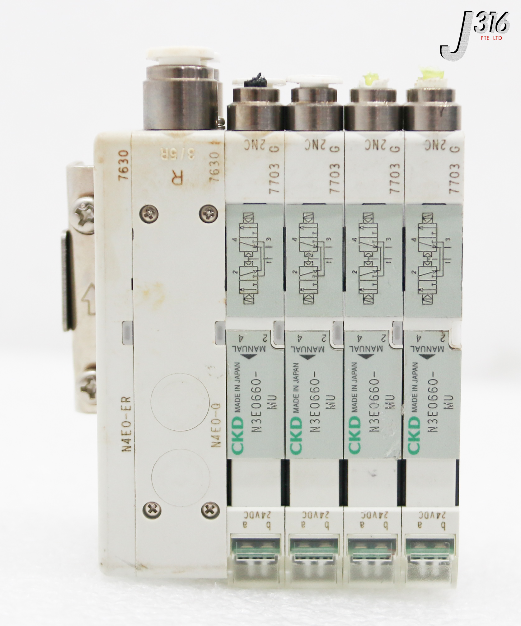 38876 CKD 4 SLOT MANIFOLD VALVE ASSY N3E0660-MU – J316Gallery
