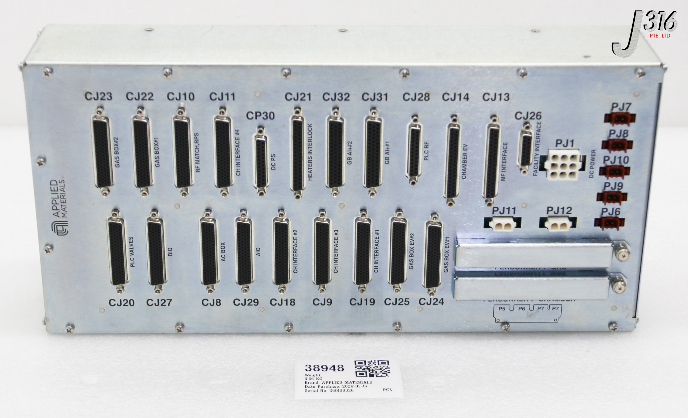 38948 APPLIED MATERIALS HVM ECAT CVD CIOC CONTROLLER 0190-51551 ...