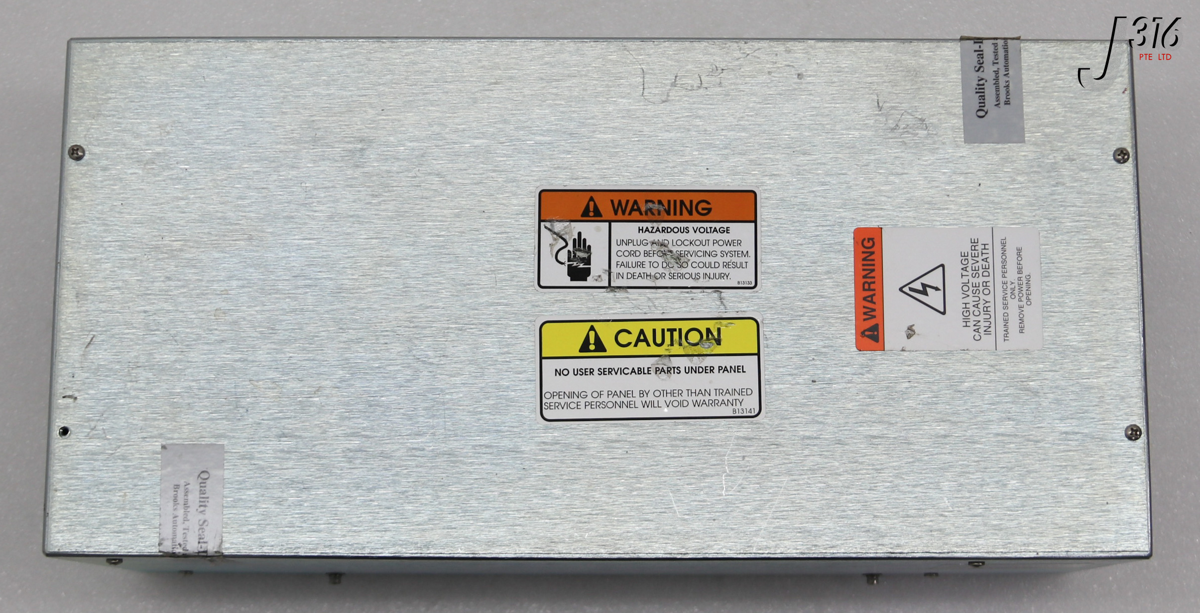 39311 BROOKS AUTOMATION ROBOT CONTROLLER 6-0000-1343-SP ESC-204T-RUD ...