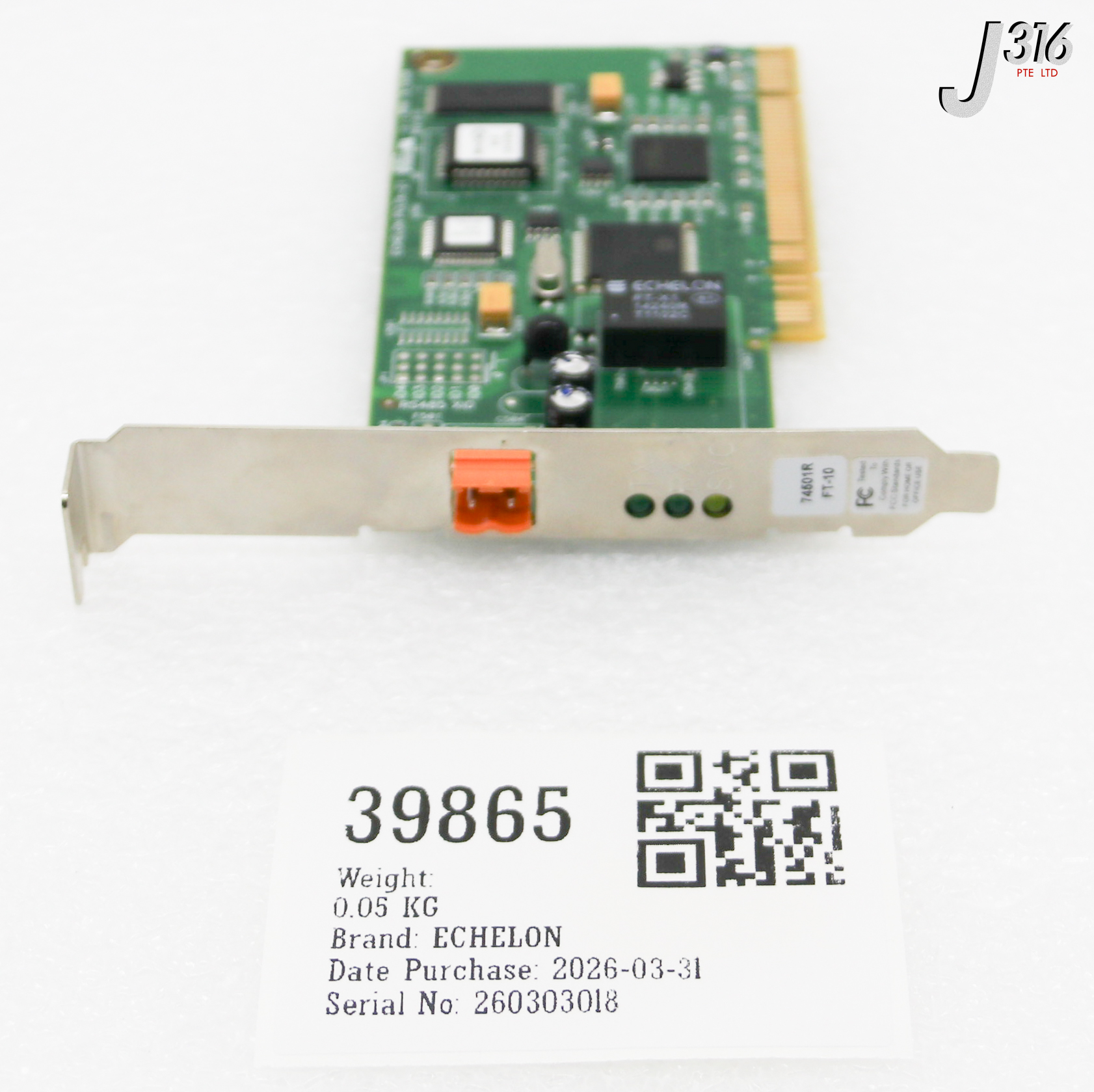 39865 ECHELON PCB, NETWORK ADAPTER PCLTA-21 – J316Gallery