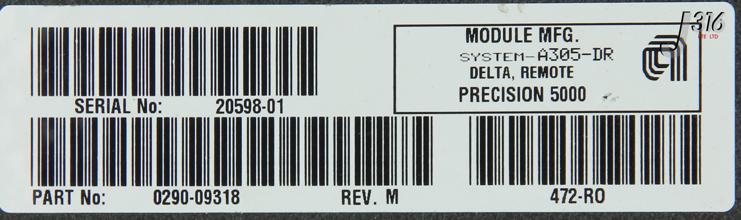 4140 APPLIED MATERIALS SYSTEM-A305-DR, DELTA REMOTE PRECISION 5000 ...