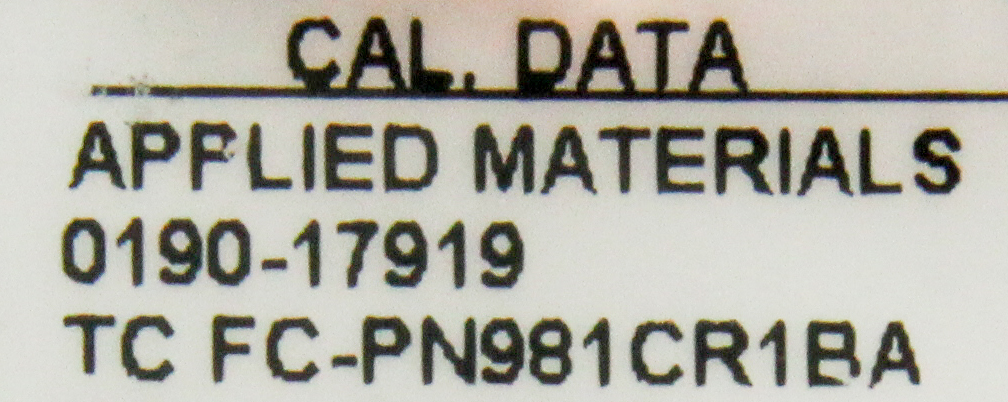 6394 AERA MFC PRIM AER, TC FC-PN981CR1BA 0190-17919 – J316Gallery