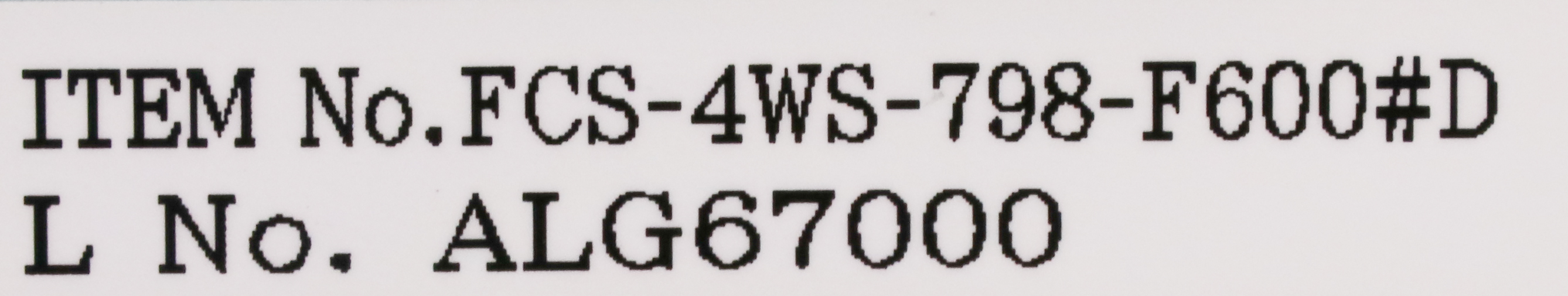 6428 FUJIKIN MFC FCS FCS-4WS-798-F600#D – J316Gallery