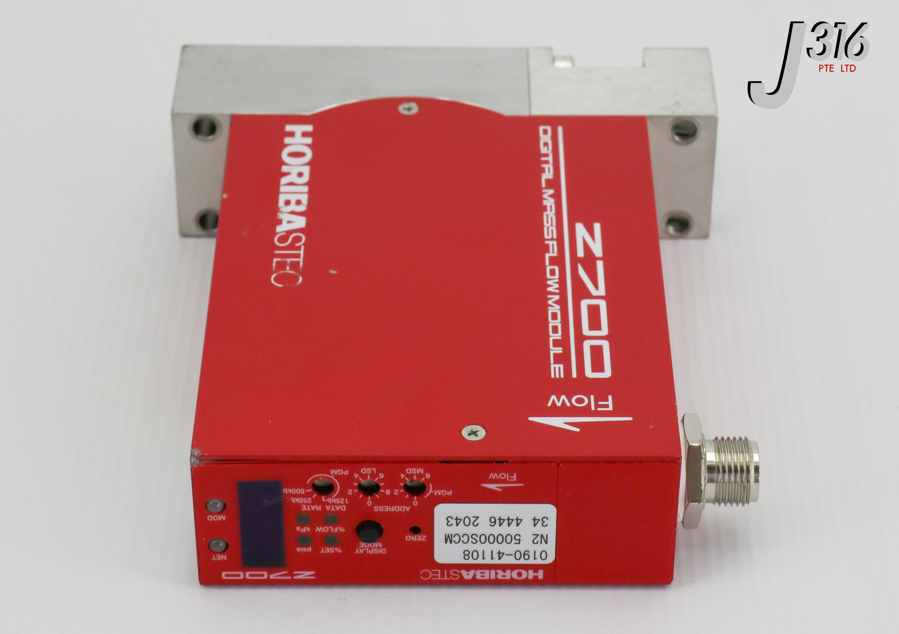 6539 HORIBA-STEC SERIES Z700 MFC, AMAT PN: 0190-41108 SEC-Z724AGX ...