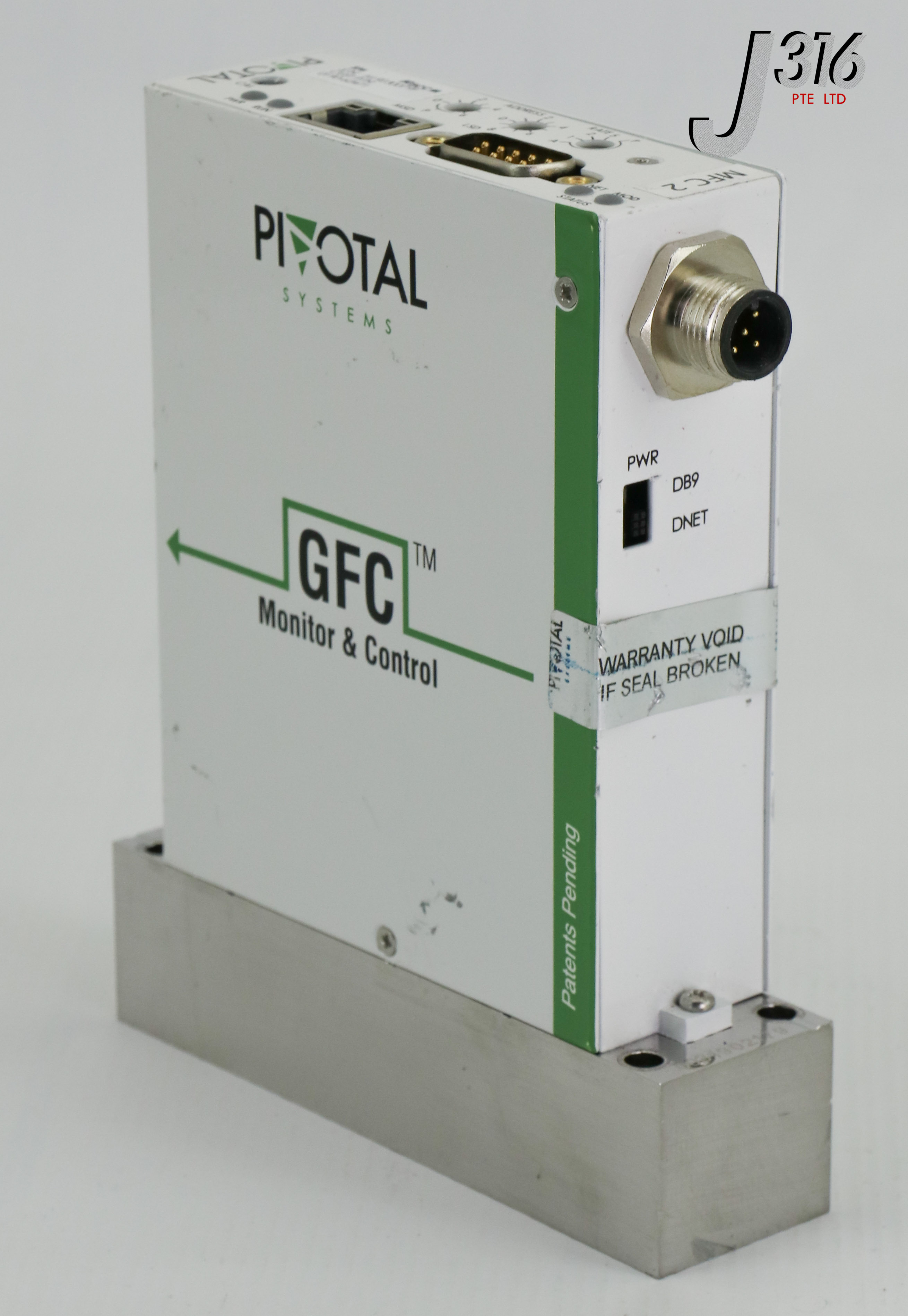 6554 PIVOTAL SYSTEMS GAS FLOW CONTROLLER, AMAT PN: 0190-62471 32-03434 ...