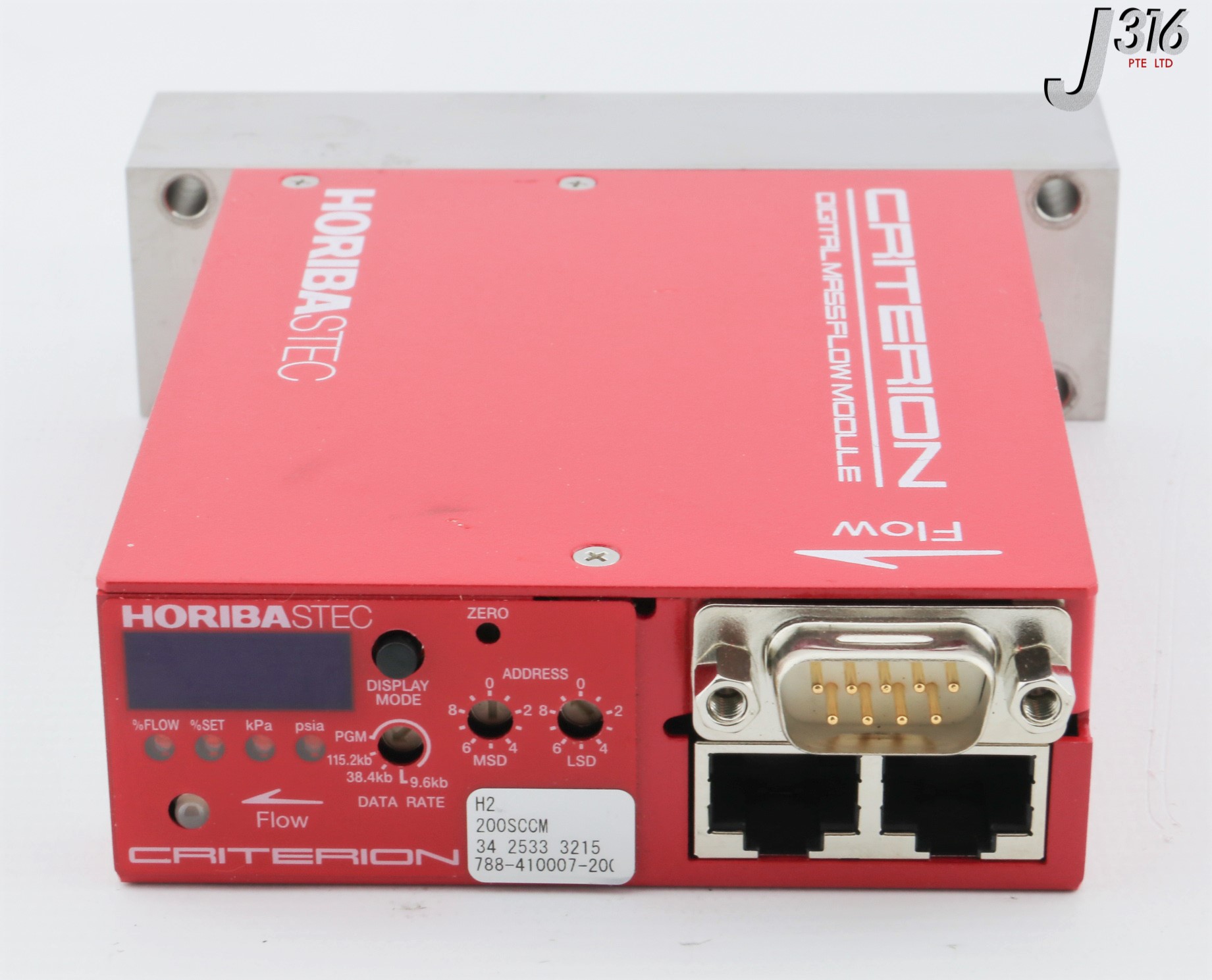 6703 HORIBA-STEC MFC CRITERION DIGITAL MASSFLOW MODULE D219-SCT ...