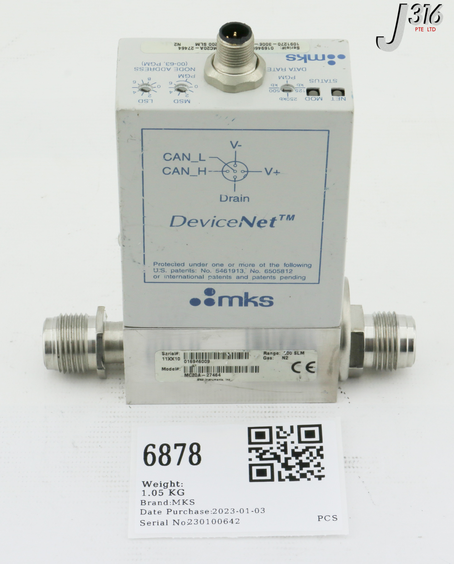 6878 MKS MFC, ALTA DIGITAL MFC MC20A-27464 – J316Gallery