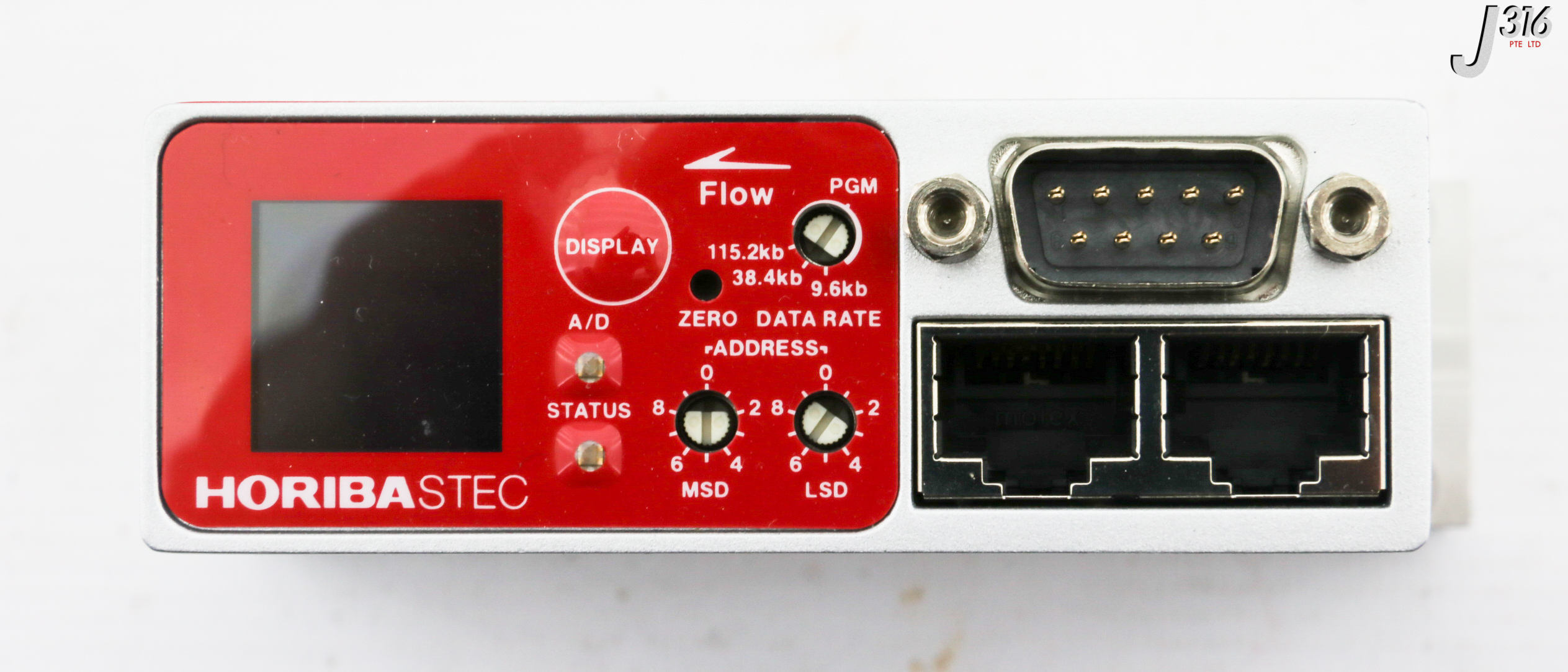 6941 HORIBA STEC MFC, CRITERION DIGITAL MASS FLOW MODULE SEC-Z714AGX ...