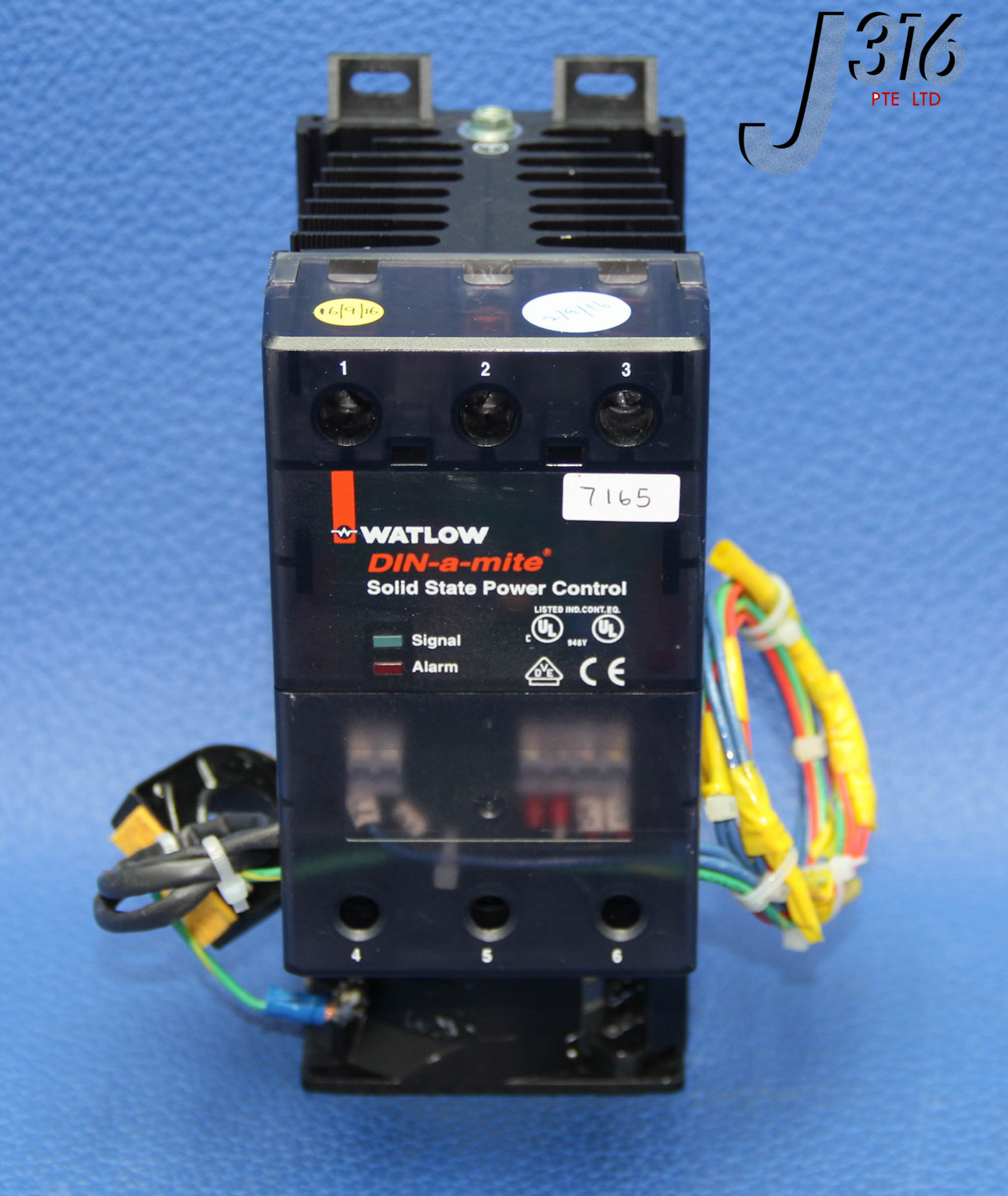7165 WATLOW DIN-A-MITE SOLID STATE POWER CTL W/FAN 3115FS-12T-B30 DC2C ...