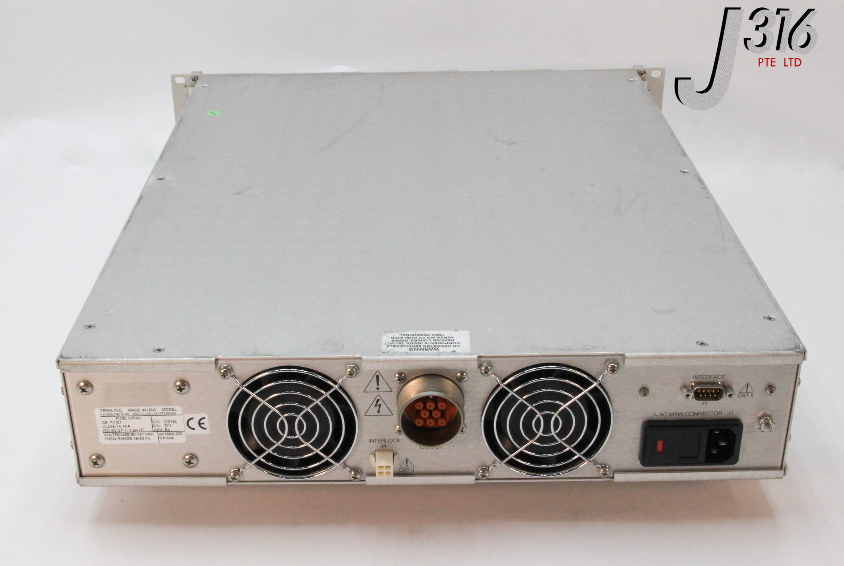 7388 TREK ELECTROSTATIC CHUCK POWER SUPPLY (191137359-00) 684-1-L-CE ...