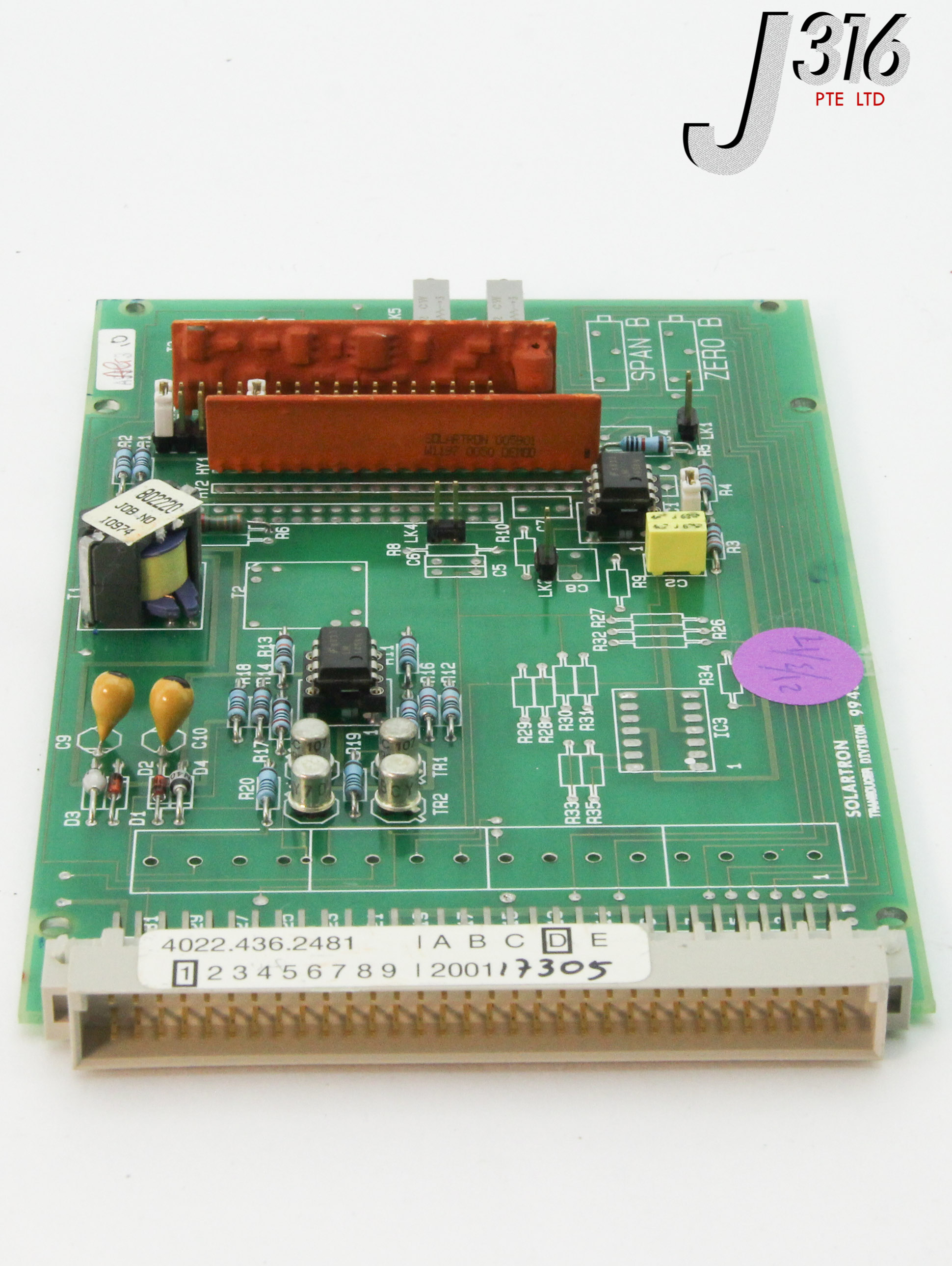 8305 ASML PCB SOLARTRON 6D SVG 4022.436.2481 – J316Gallery