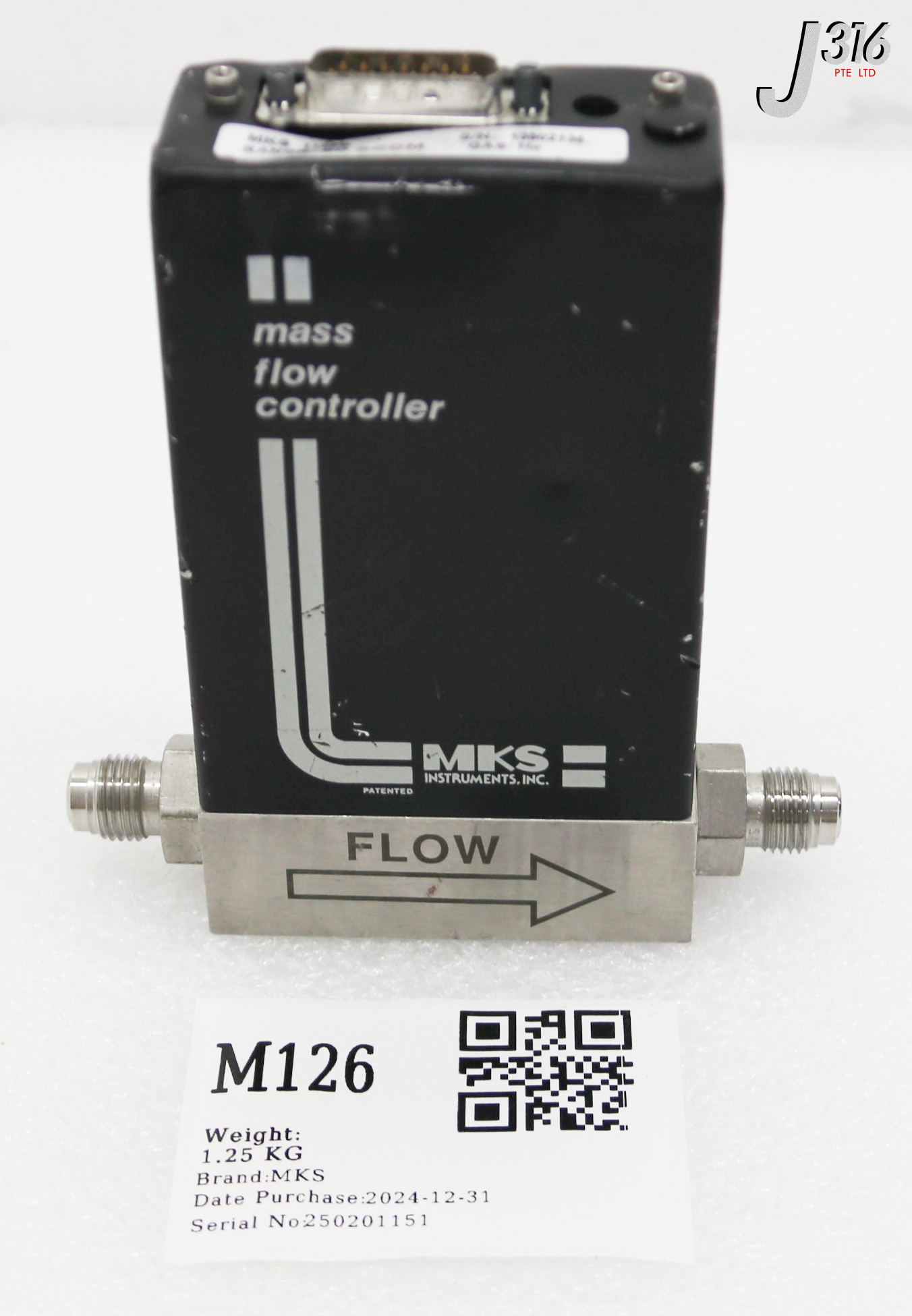 M126 MKS MFC, MASS FLOW CONTROLLER 1159B – J316Gallery