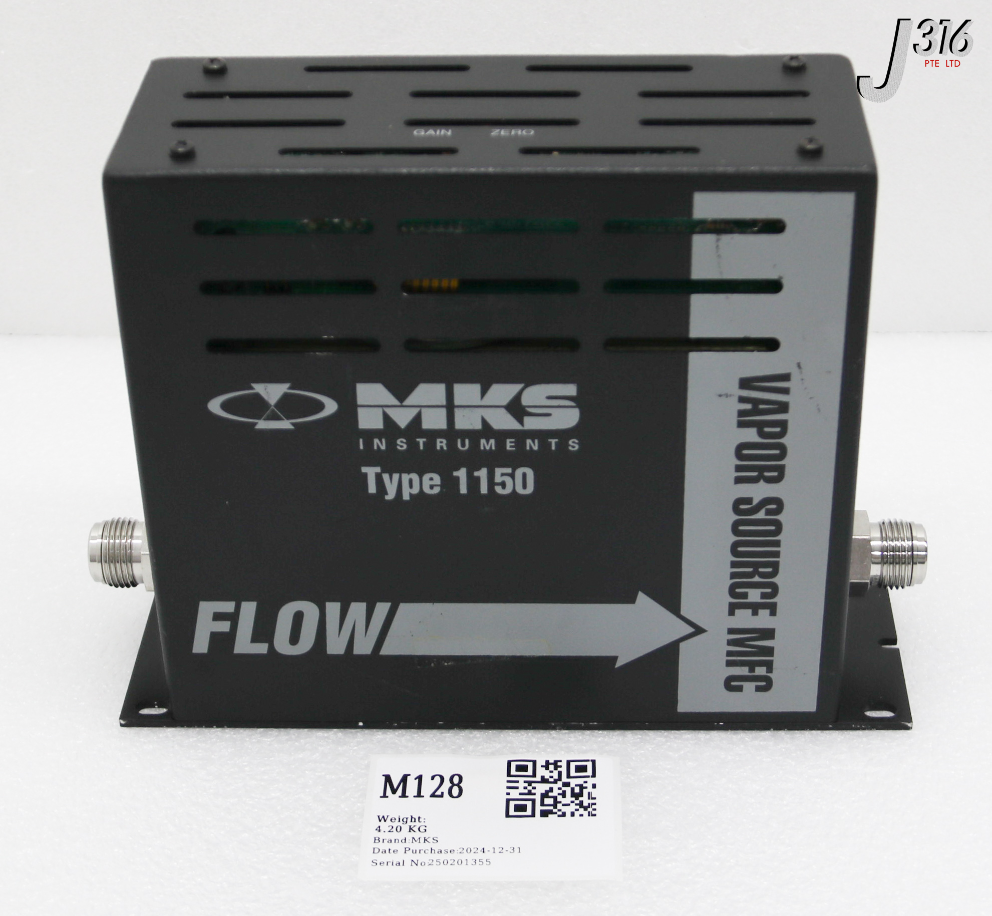 M128 MKS MFC, VAPOR SOURCE, TYPE 1150 1150C-4037V – J316Gallery