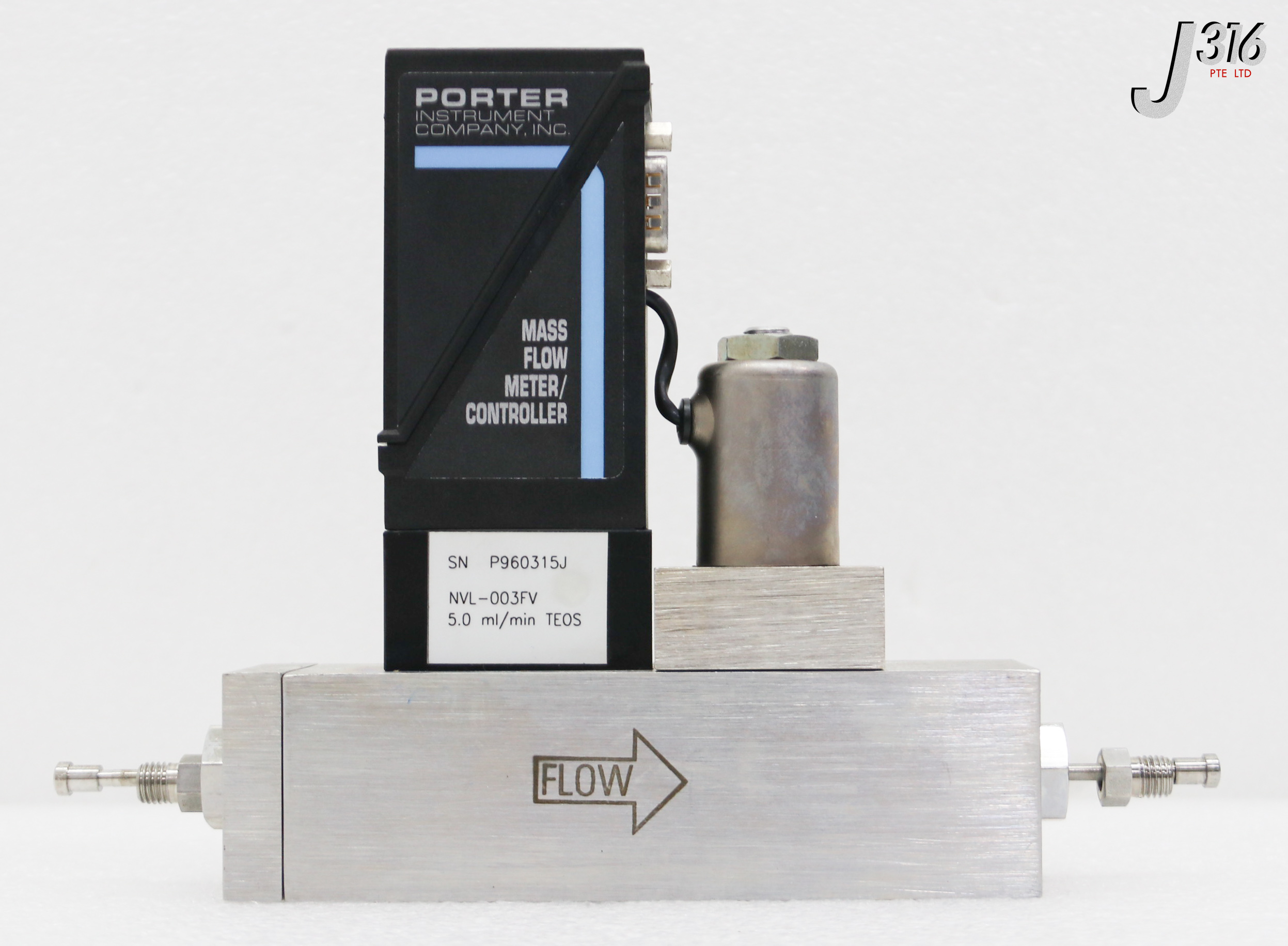 M138 PORTER MFC, MASS FLOW METER/ CONTROLLER, 19-00313-02 NVL-003FV ...