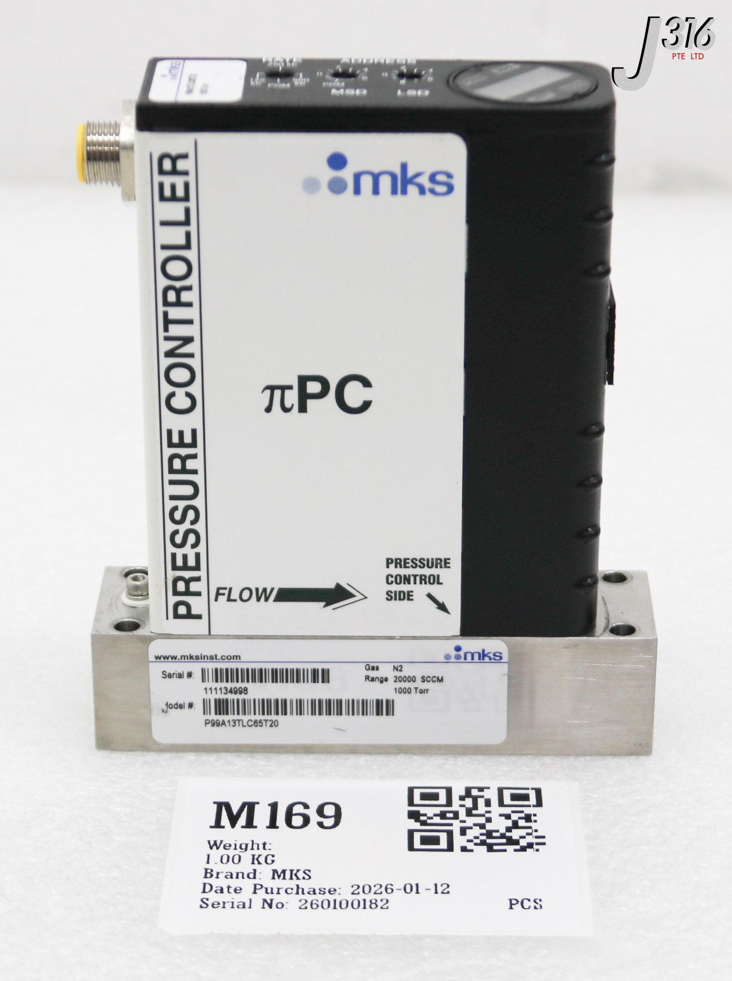 M169 MKS PRESSURE CONTROLLER P99A13TLC65T20 – J316Gallery