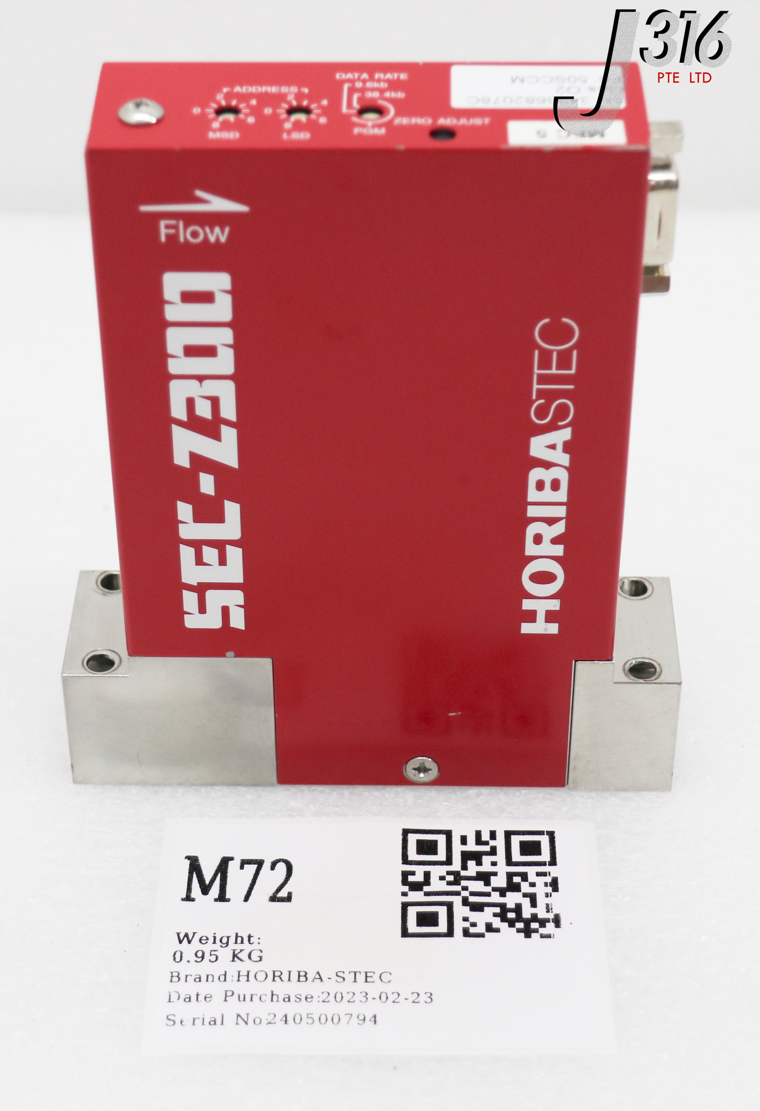 M72 HORIBA-STEC MFC, Z300 SERIES, SURFACE MOUNT SEC-Z724AGX – J316Gallery