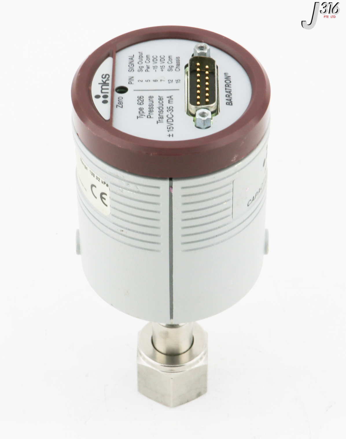 T428 MKS BARATRON CAPACITANCE MANOMETER, TYPE 626, 133.32KPA 626B13TBE ...