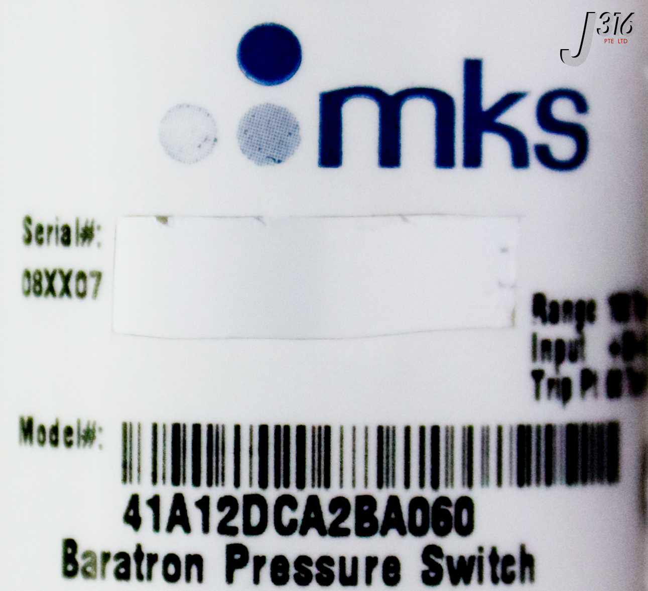 T473 MKS BARATRON PRESSURE TRANSDUCER, 100 TORR G (NEW) 41A12DCA2BA060 ...